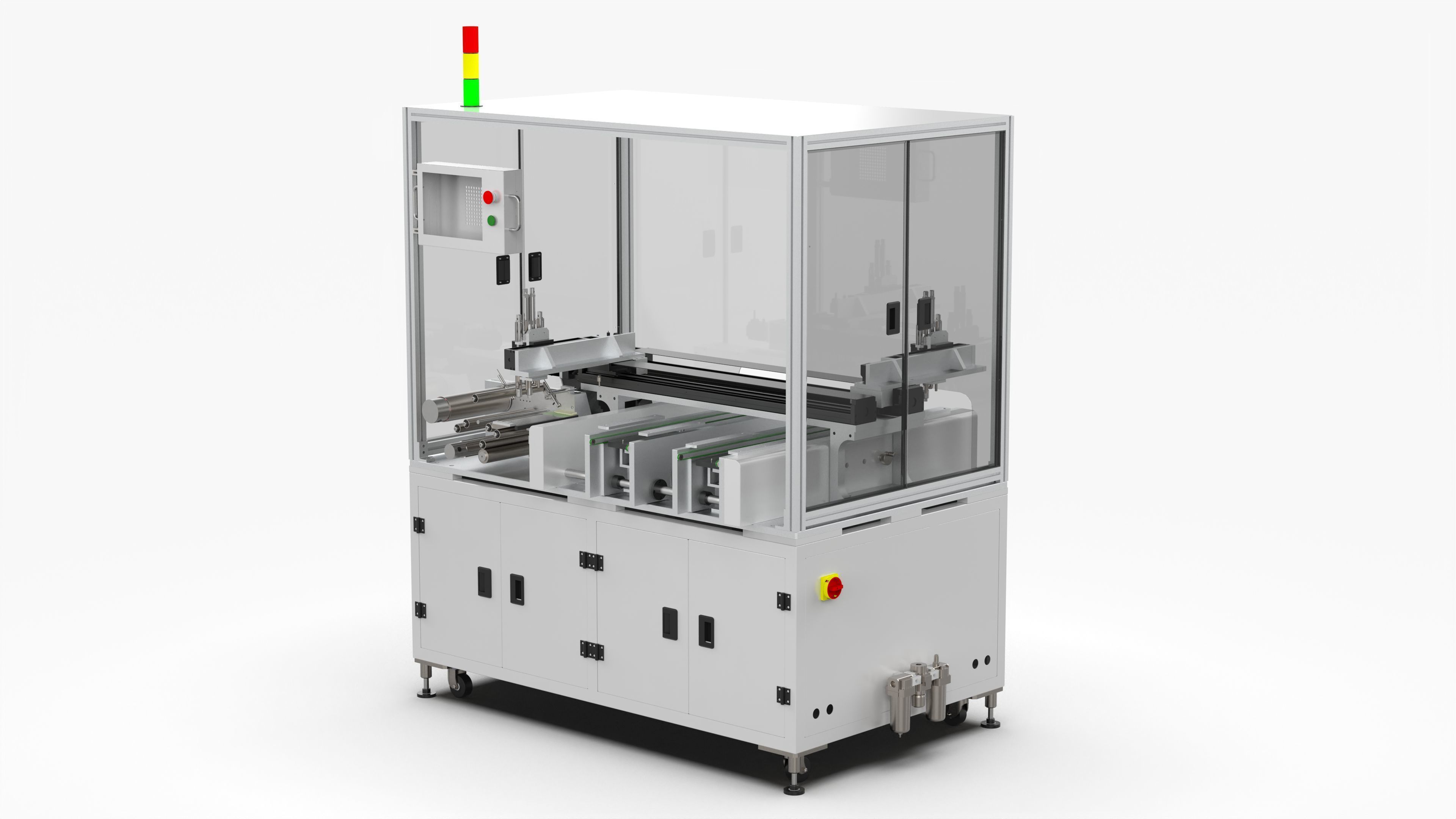 Automatic Double Station Label Laminating Machine 3D model | CGTrader