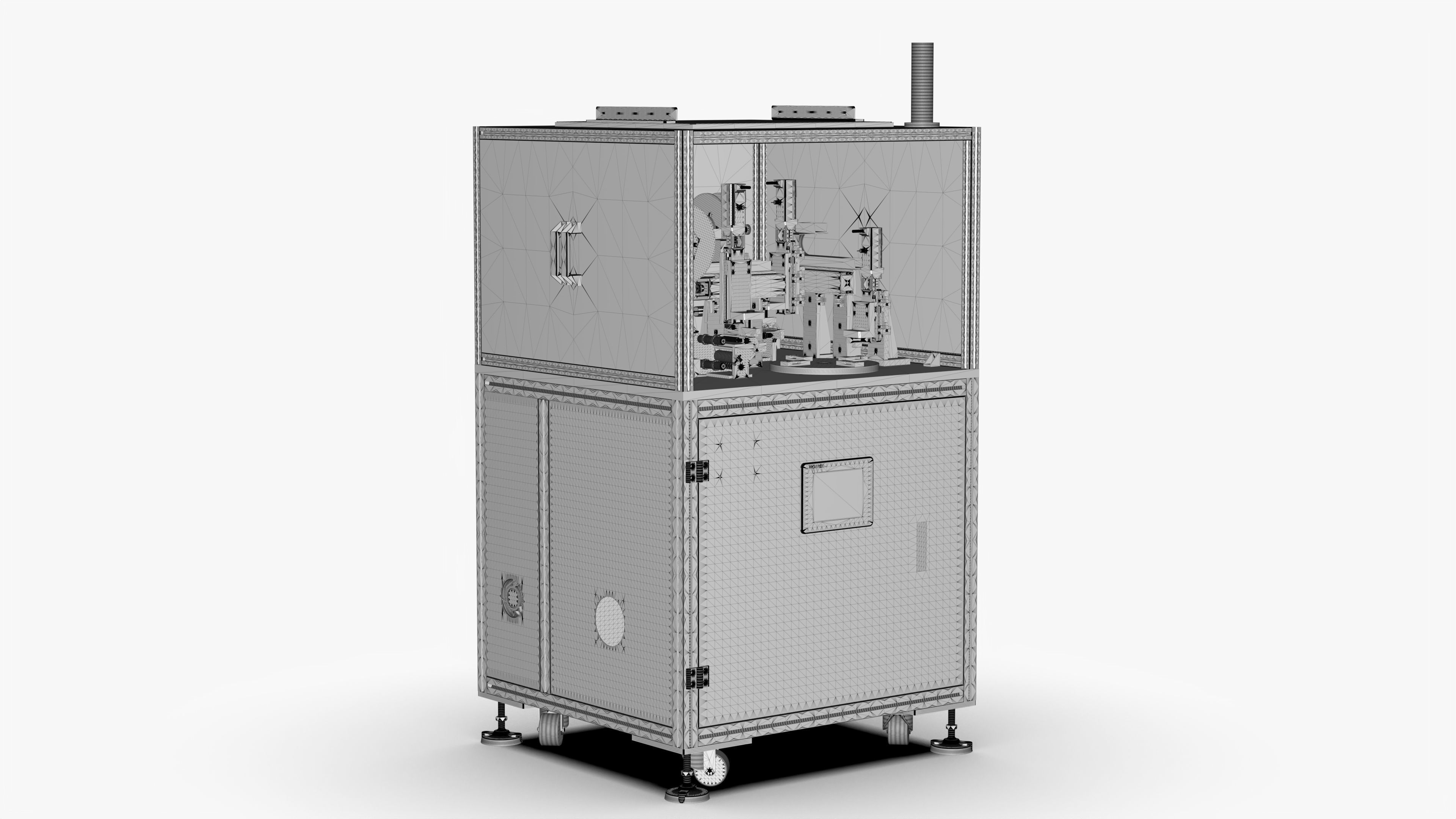 Automatic Label Laminating Machine 3D model | CGTrader