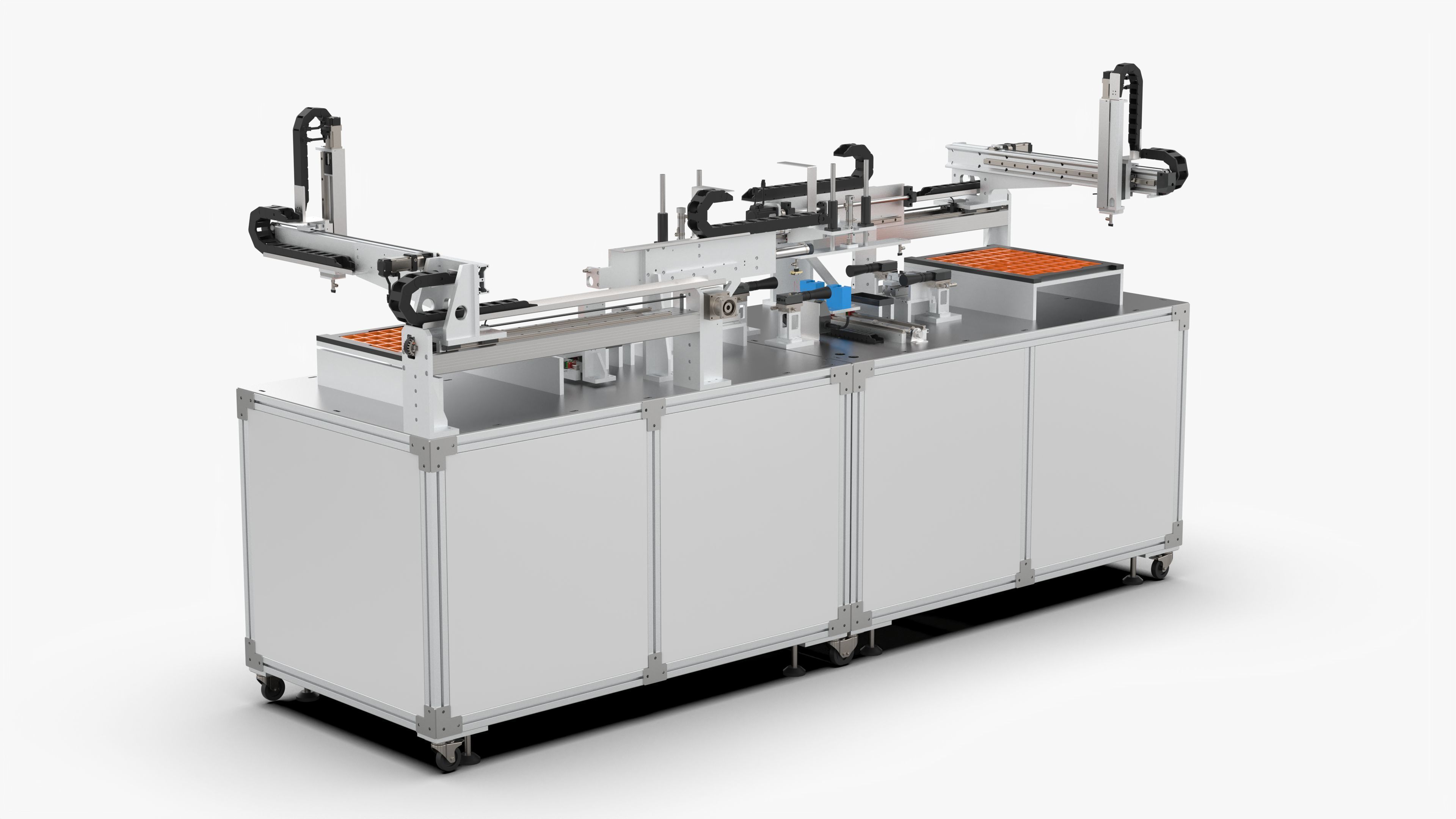 Automatic Network Port Test Line 3D model | CGTrader