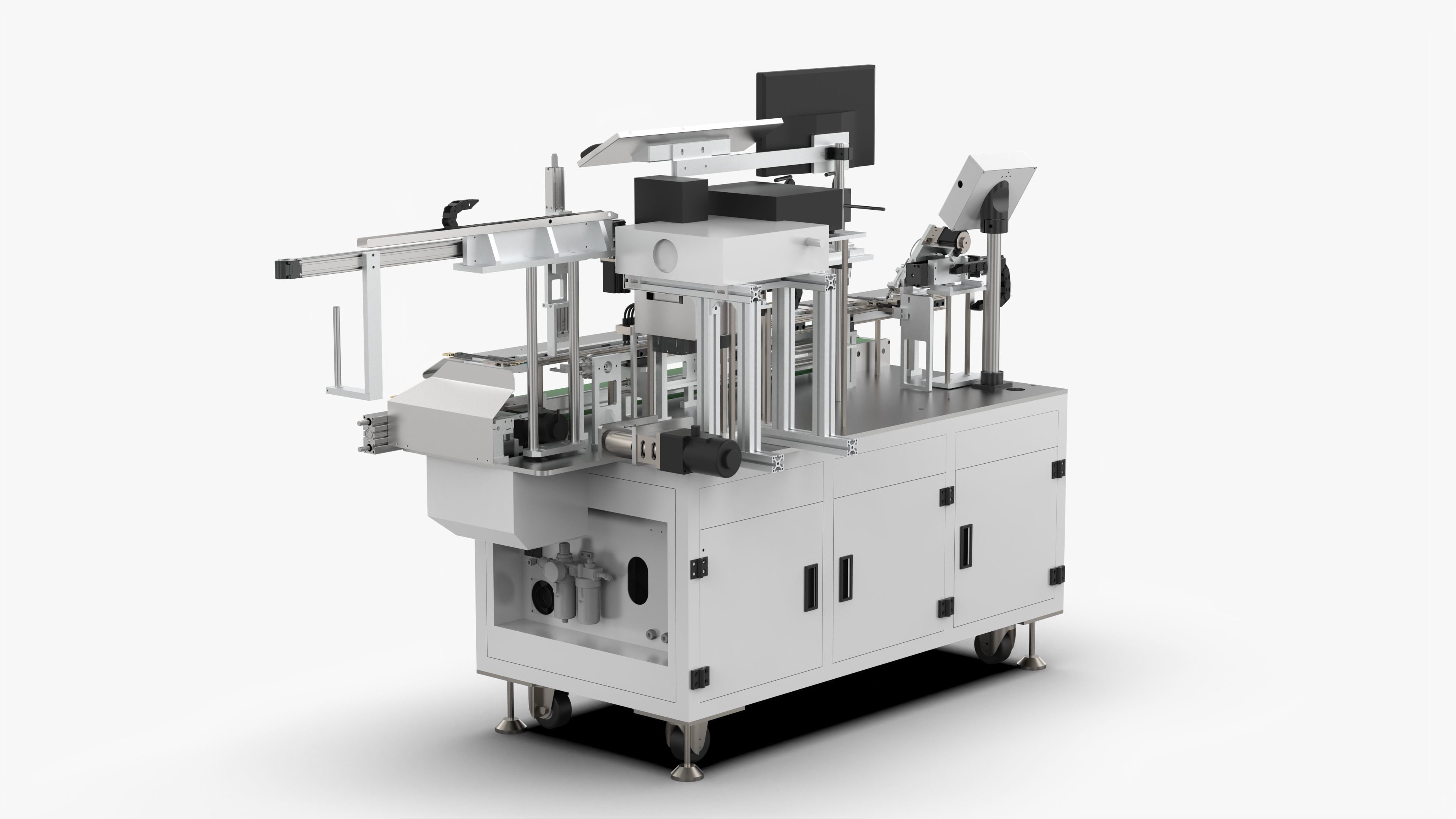 Fully automatic USB TYPE-C Welding Inspection Machine 3D model | CGTrader