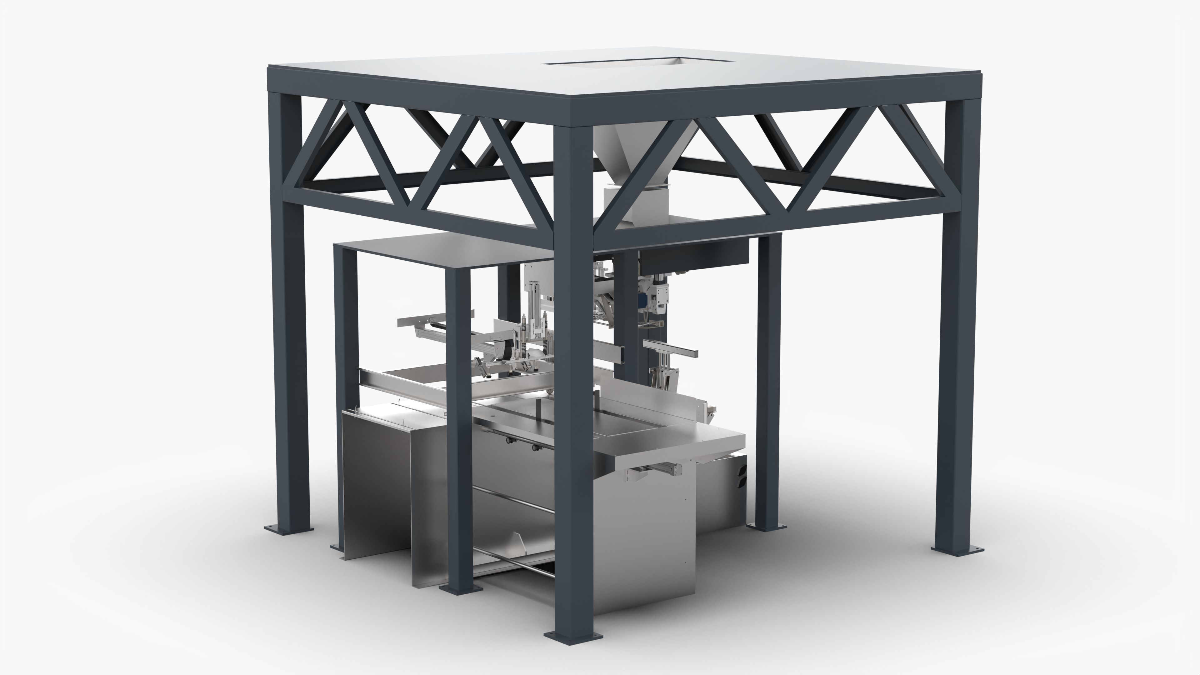 Automatic Scale Bag Making Packaging Machine 3D model | CGTrader