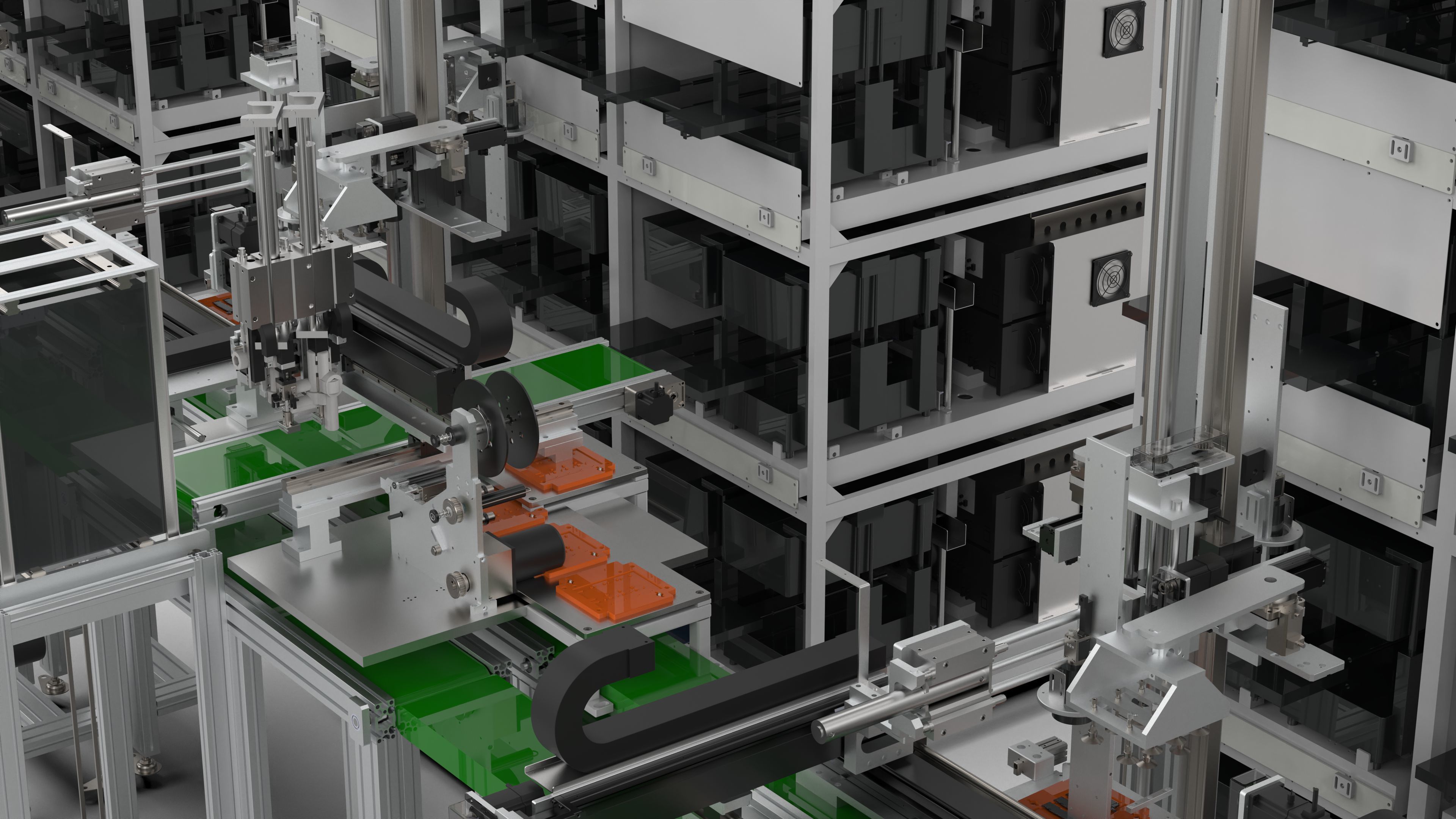 Aging Labeling Test Line Body SMT 3D model | CGTrader