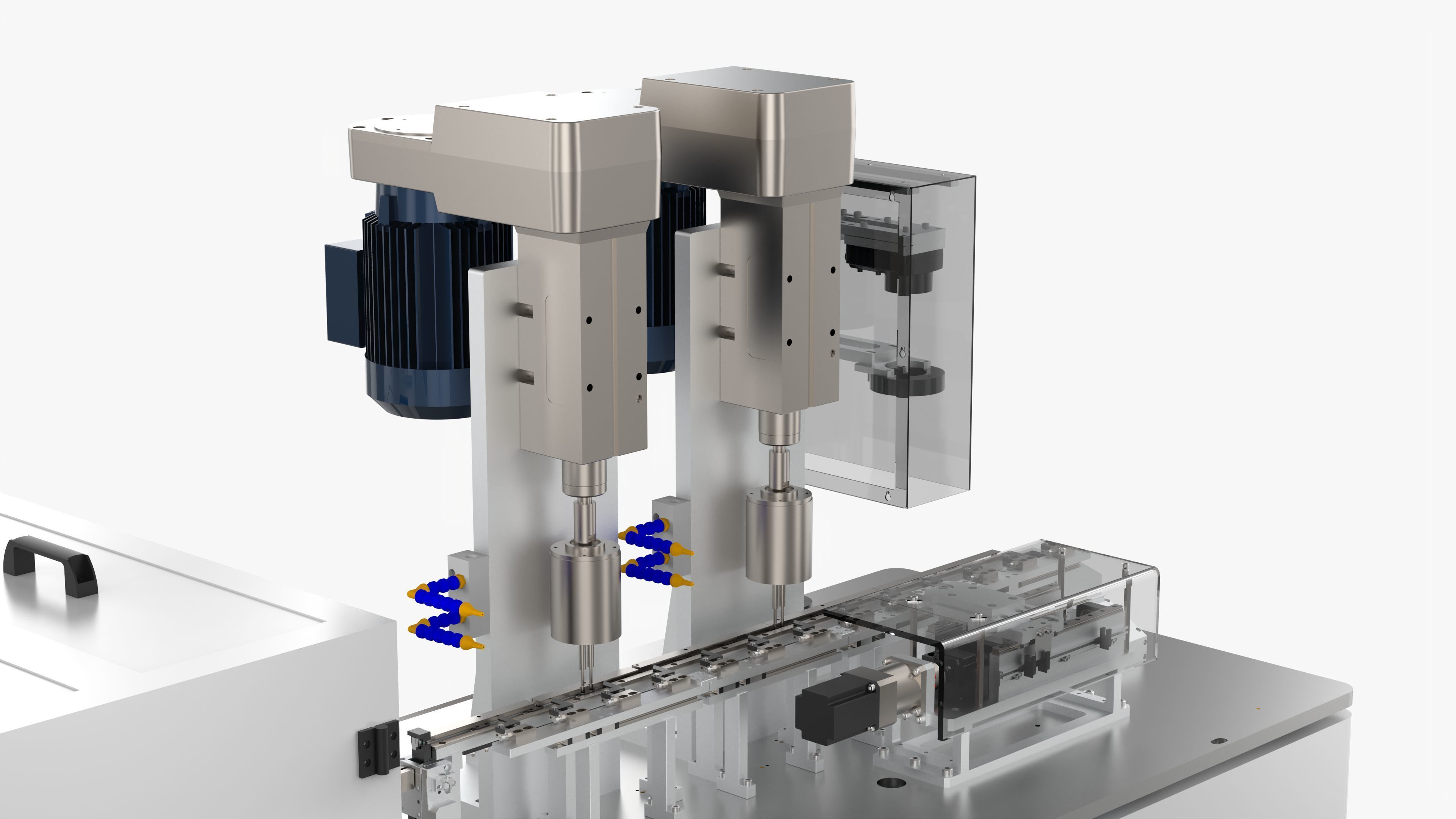 Fully Automatic Drilling And Tapping Machine 3d Model Cgtrader