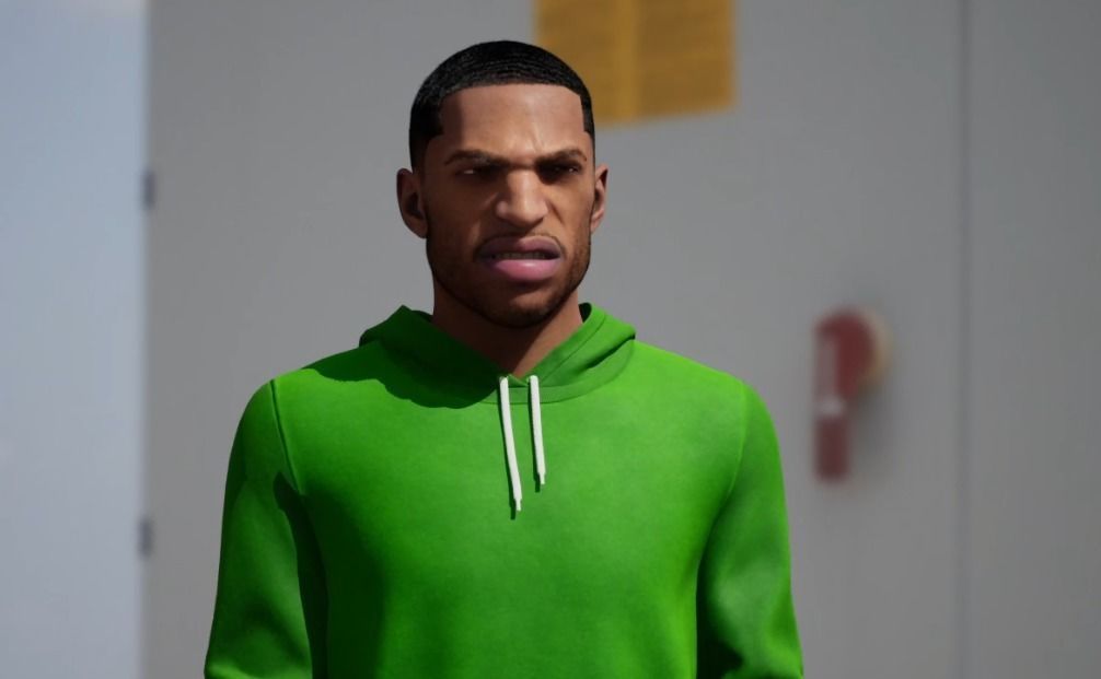 3D model Carl Johnson CJ HD Remastered 3D Model Low-poly 3D model VR ...