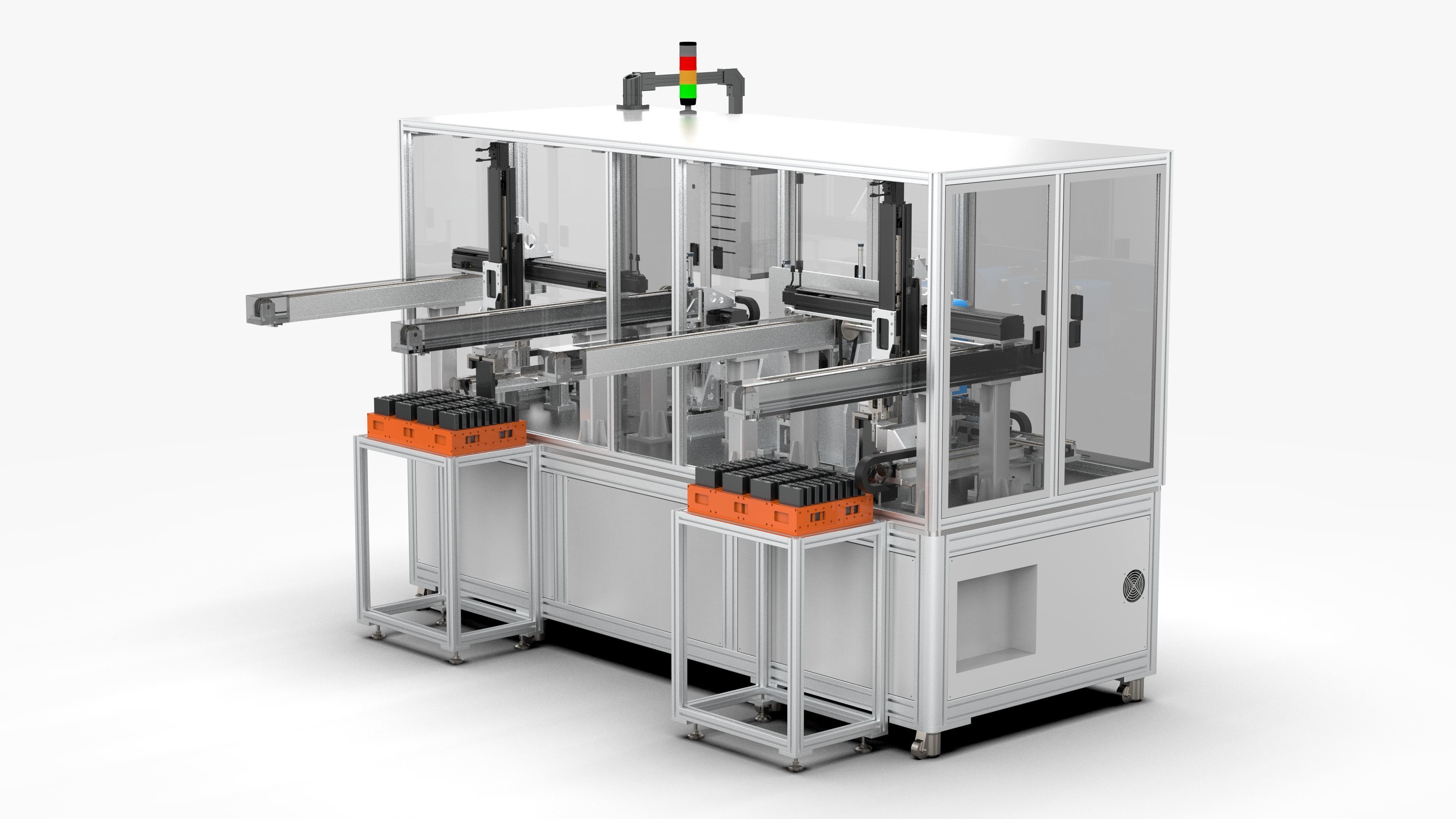 Automatic Battery Tray Loading and Unloading Coating Machine 3D model | CGTrader
