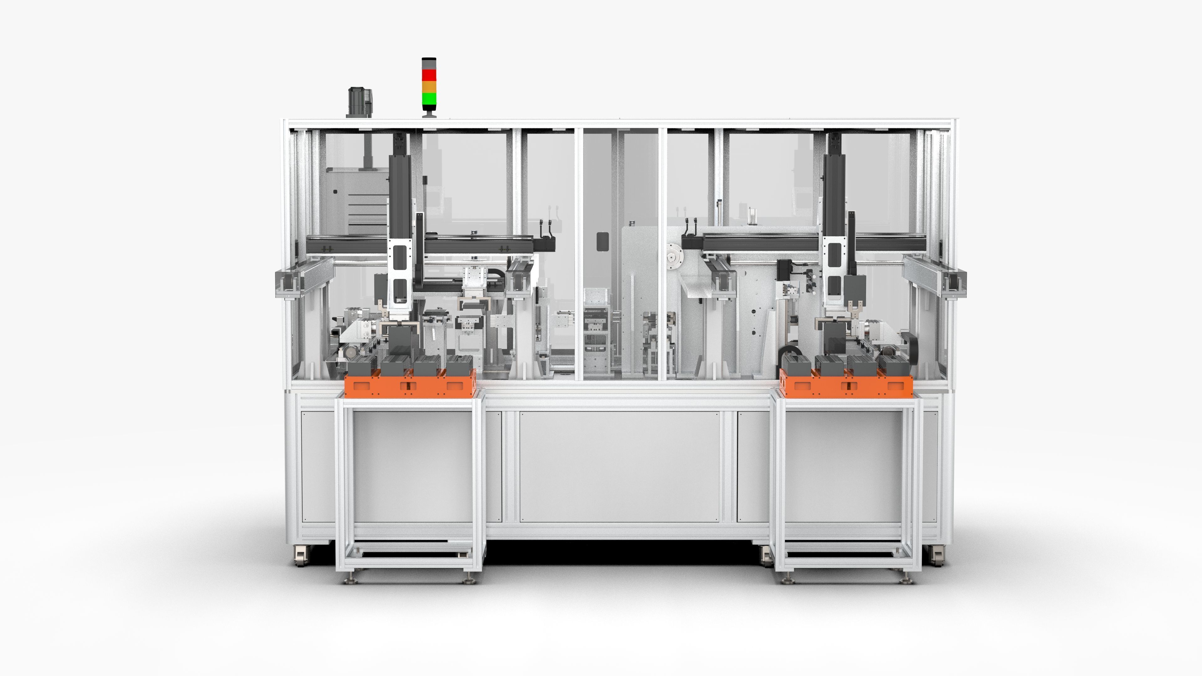 Automatic Battery Tray Loading and Unloading Coating Machine 3D model ...