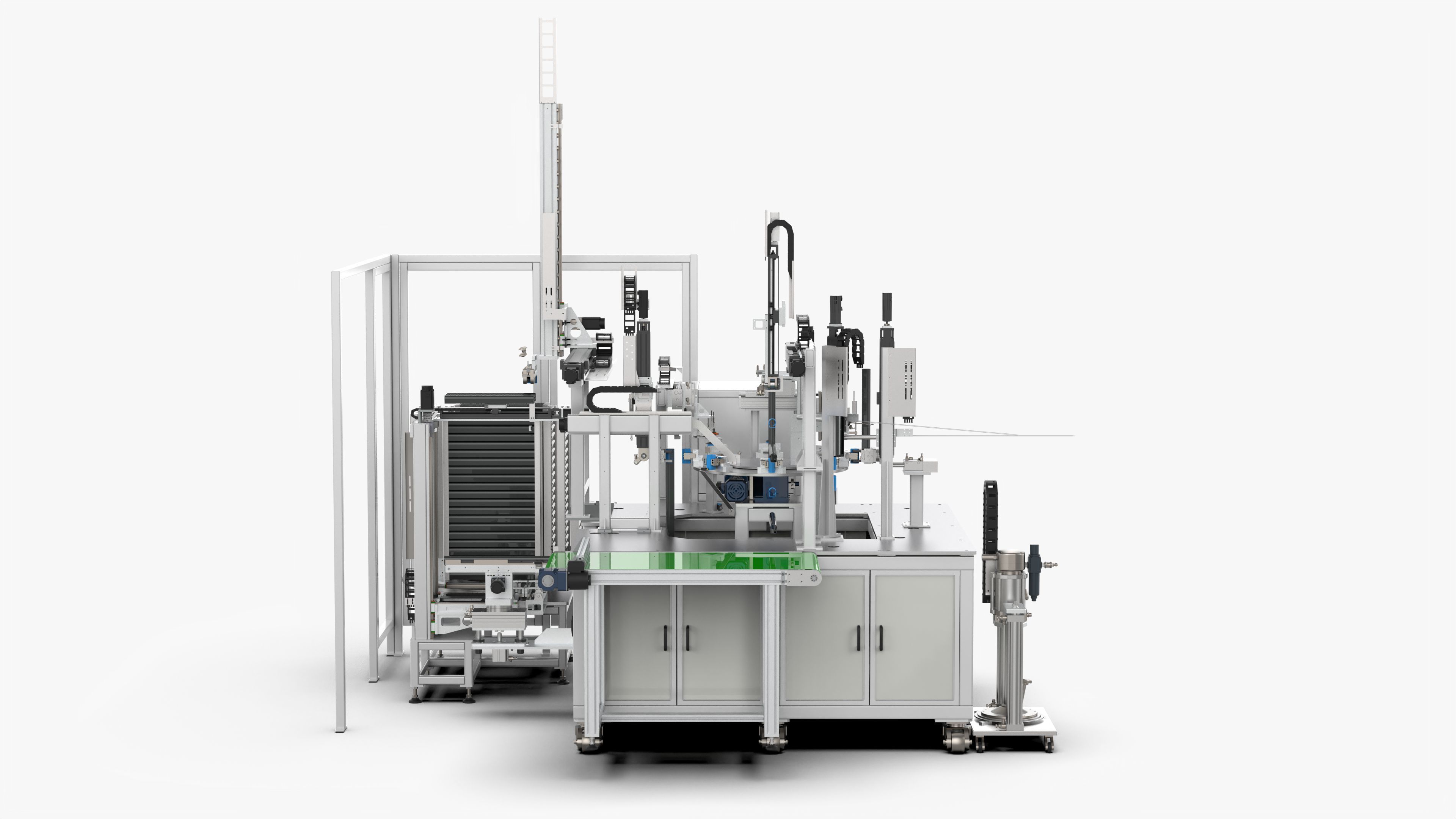 Automatic Electric Push Rod Shell Assembly Machine 3D model | CGTrader