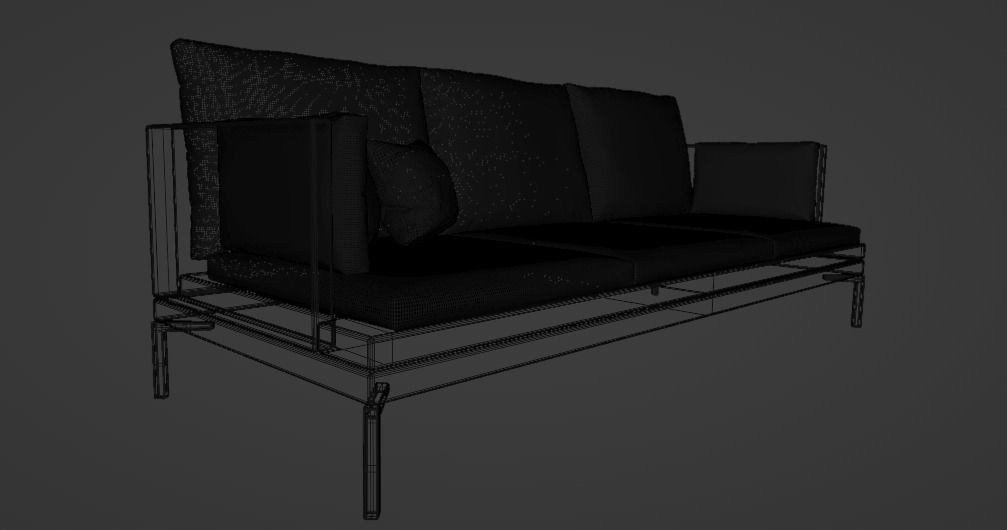 4K COUCH MODELING 3D model | CGTrader