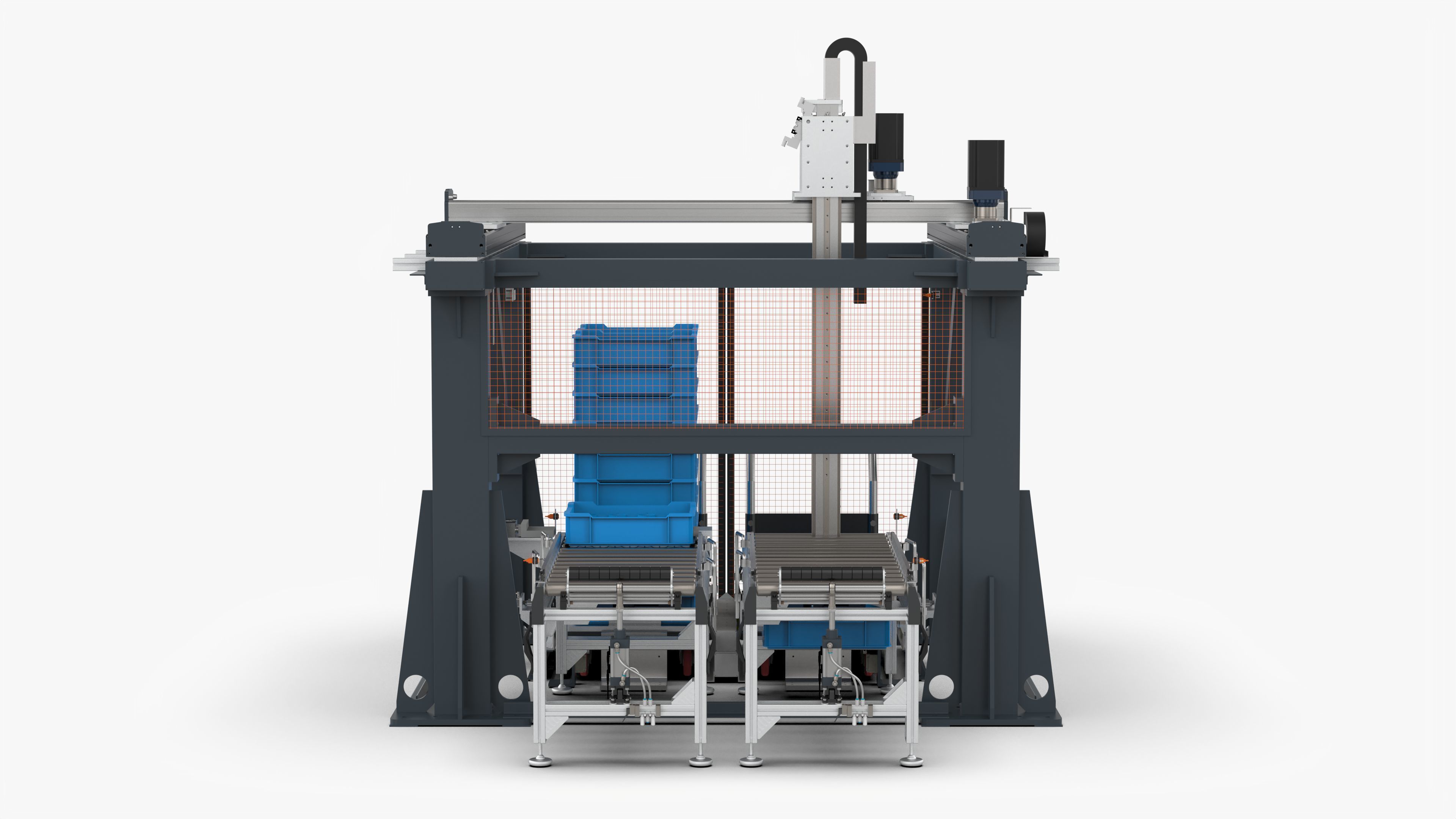 Gantry Palletizing and Packing Truss Manipulator 3D model | CGTrader