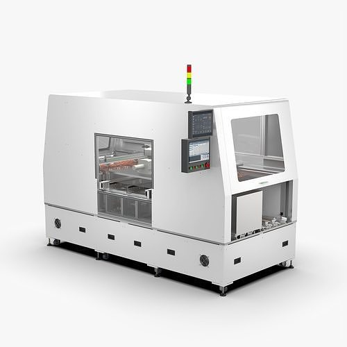 Fully Automatic Plug In Machine 3D model | CGTrader