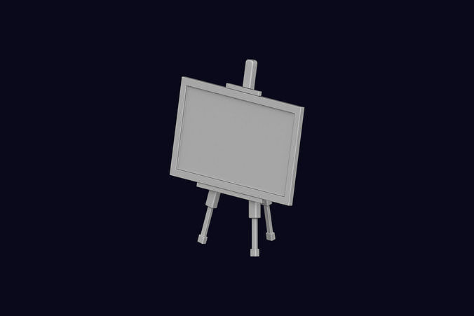 Painting Easel 3D model | CGTrader