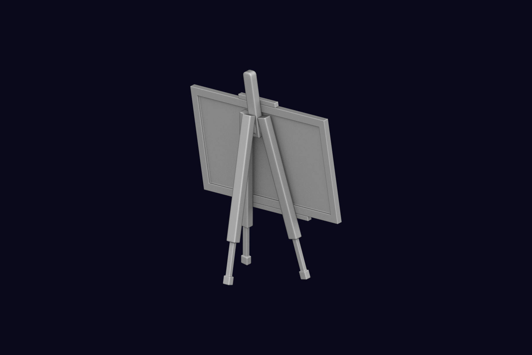 Painting Easel 3D model | CGTrader