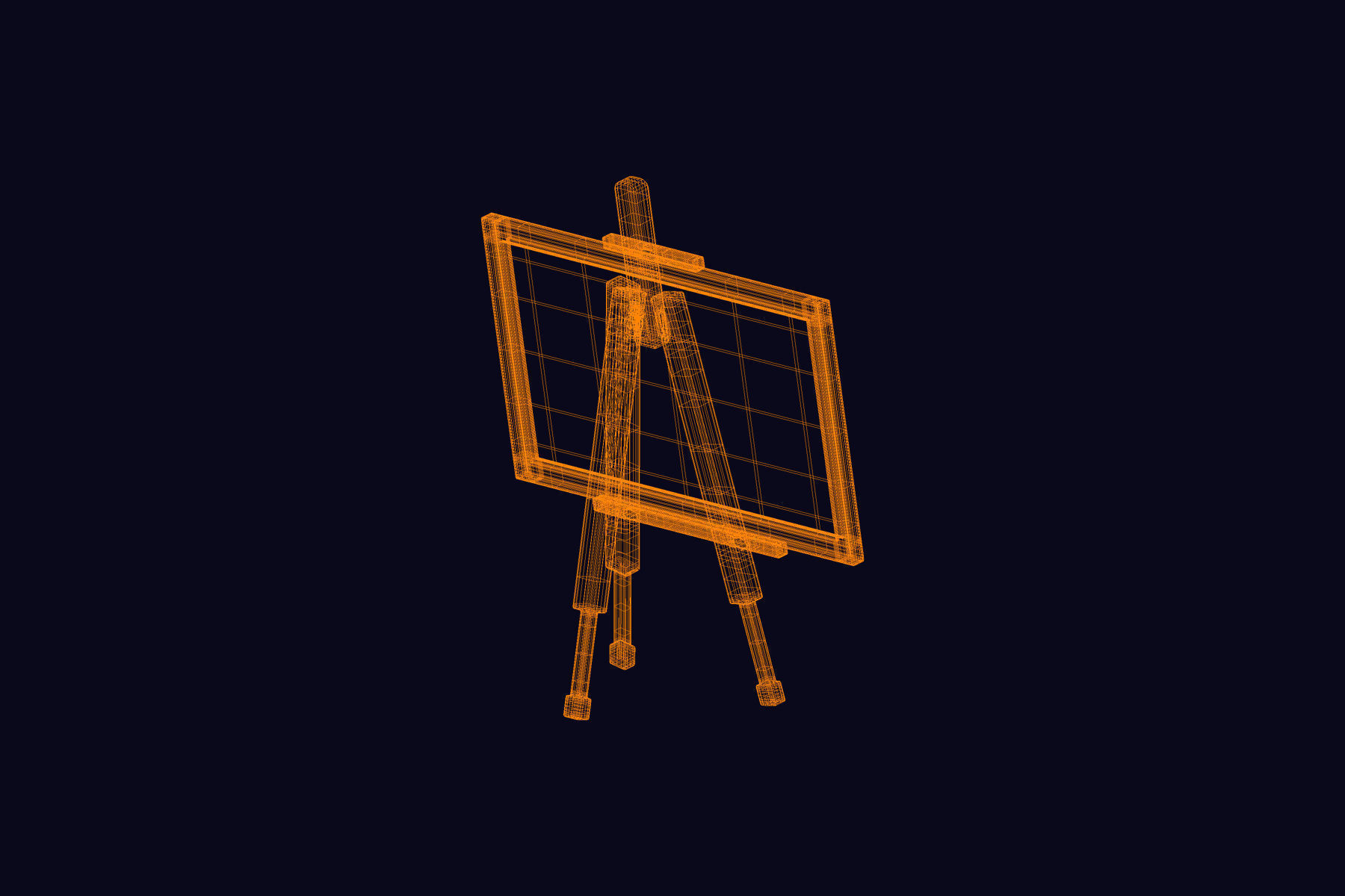Painting Easel 3D model | CGTrader