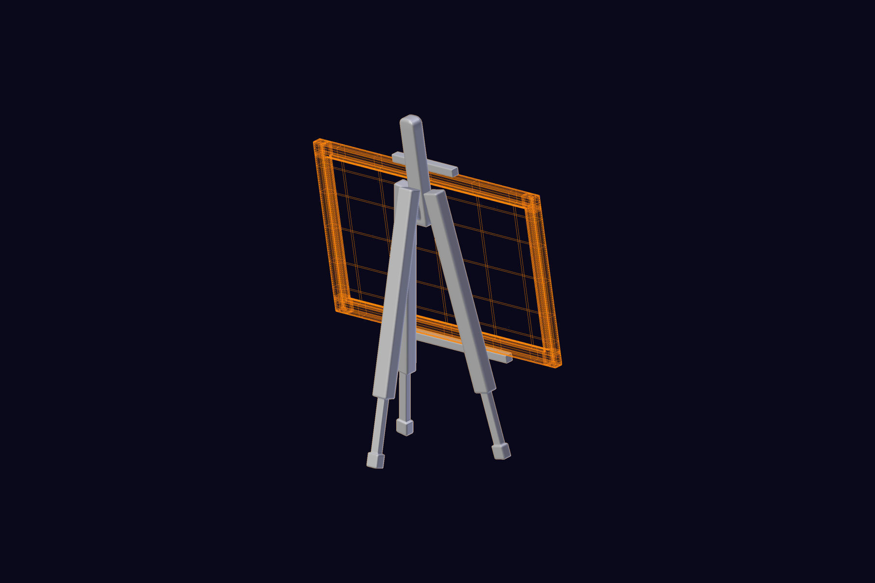 Painting Easel 3D model | CGTrader