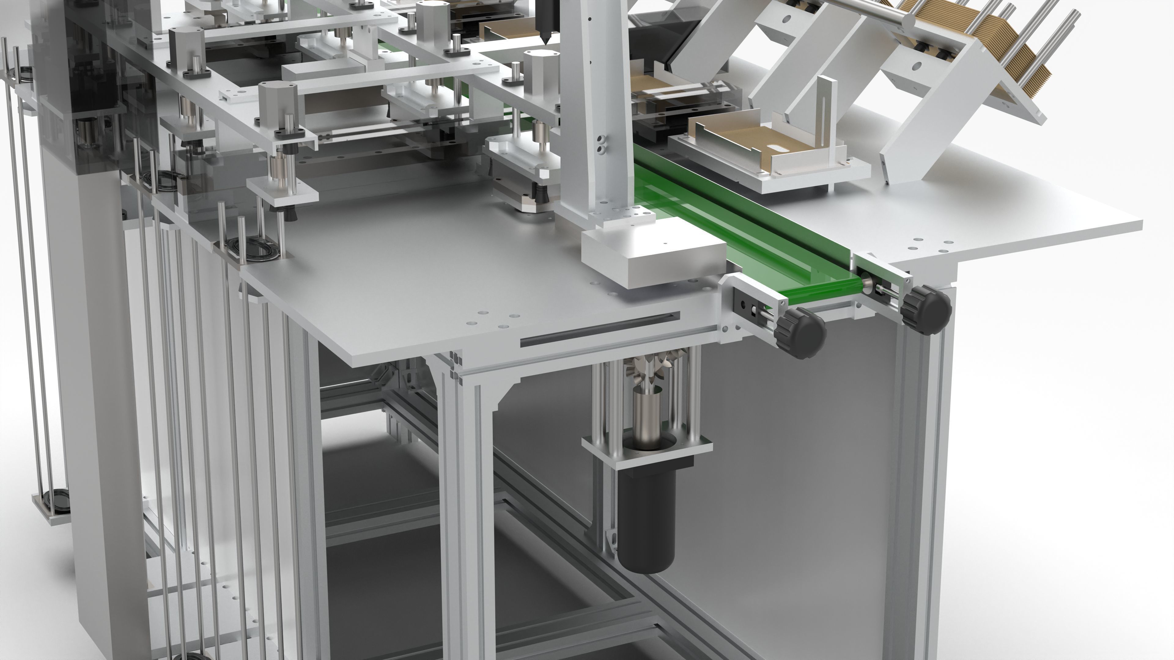 Automatic Wet Tissue Paper Packaging Laminating Machine 3D model | CGTrader