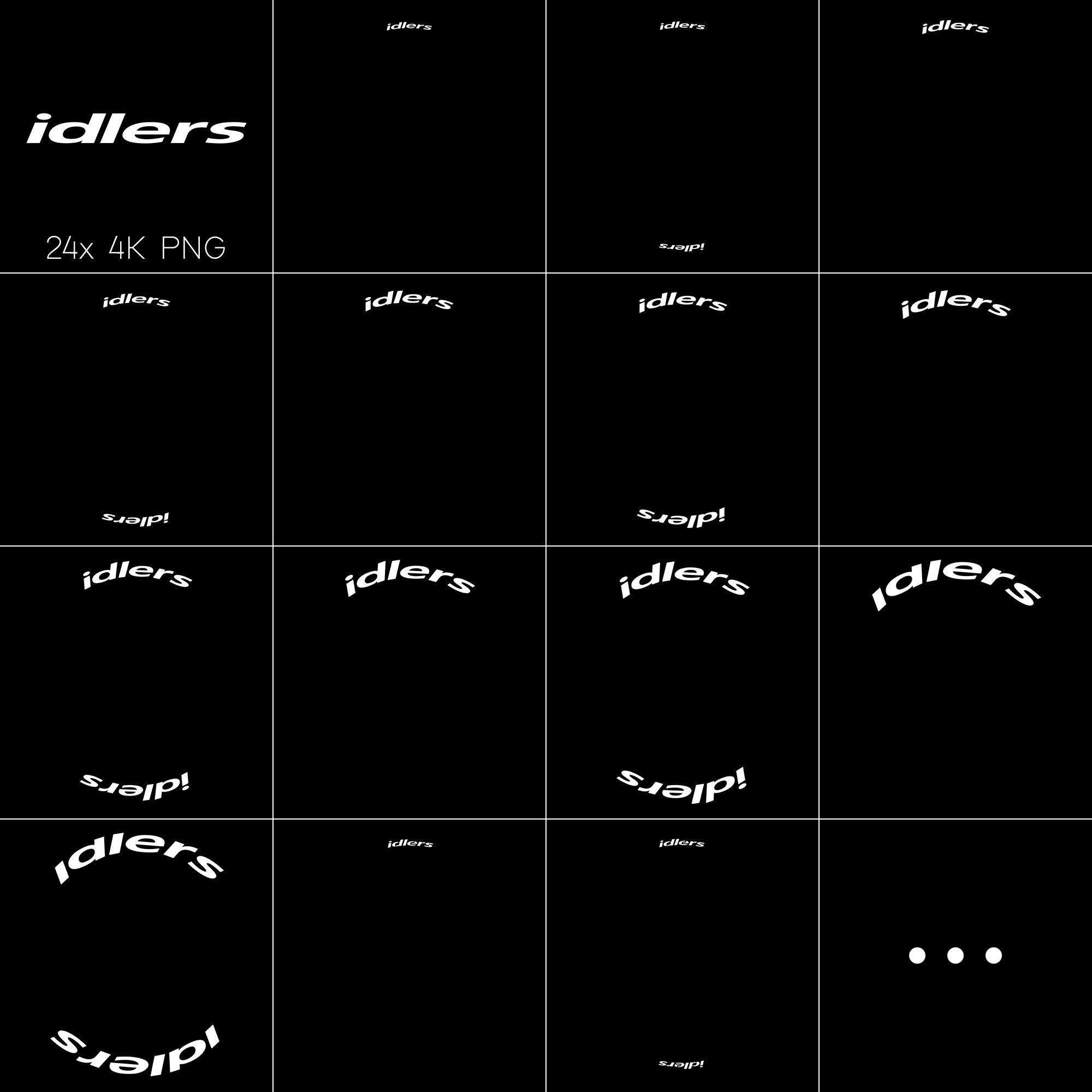 24x idlers tire sidewall 4K PNG decals free Texture | CGTrader