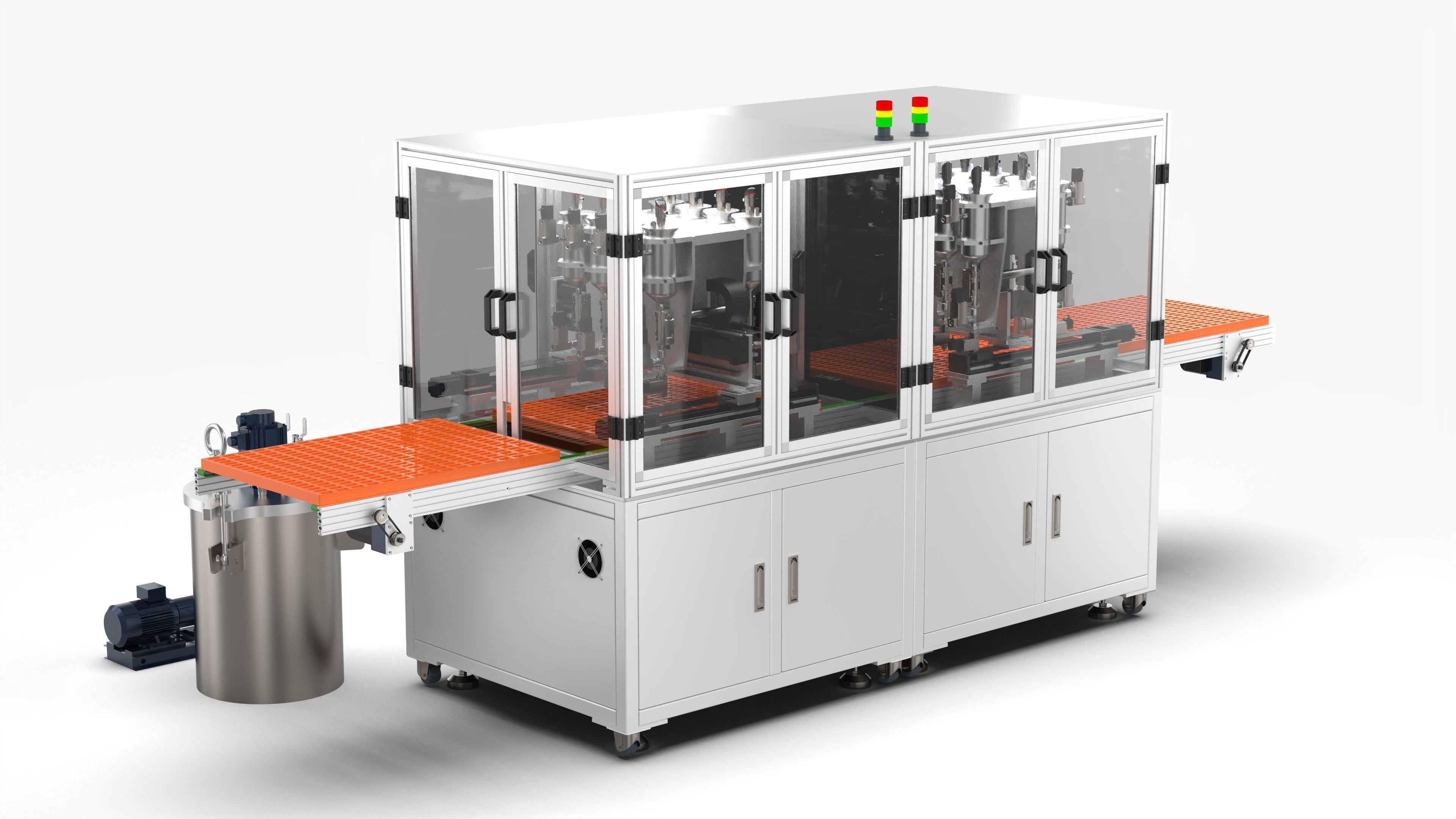 Automatic Double Station Pouring Machine 3D model | CGTrader