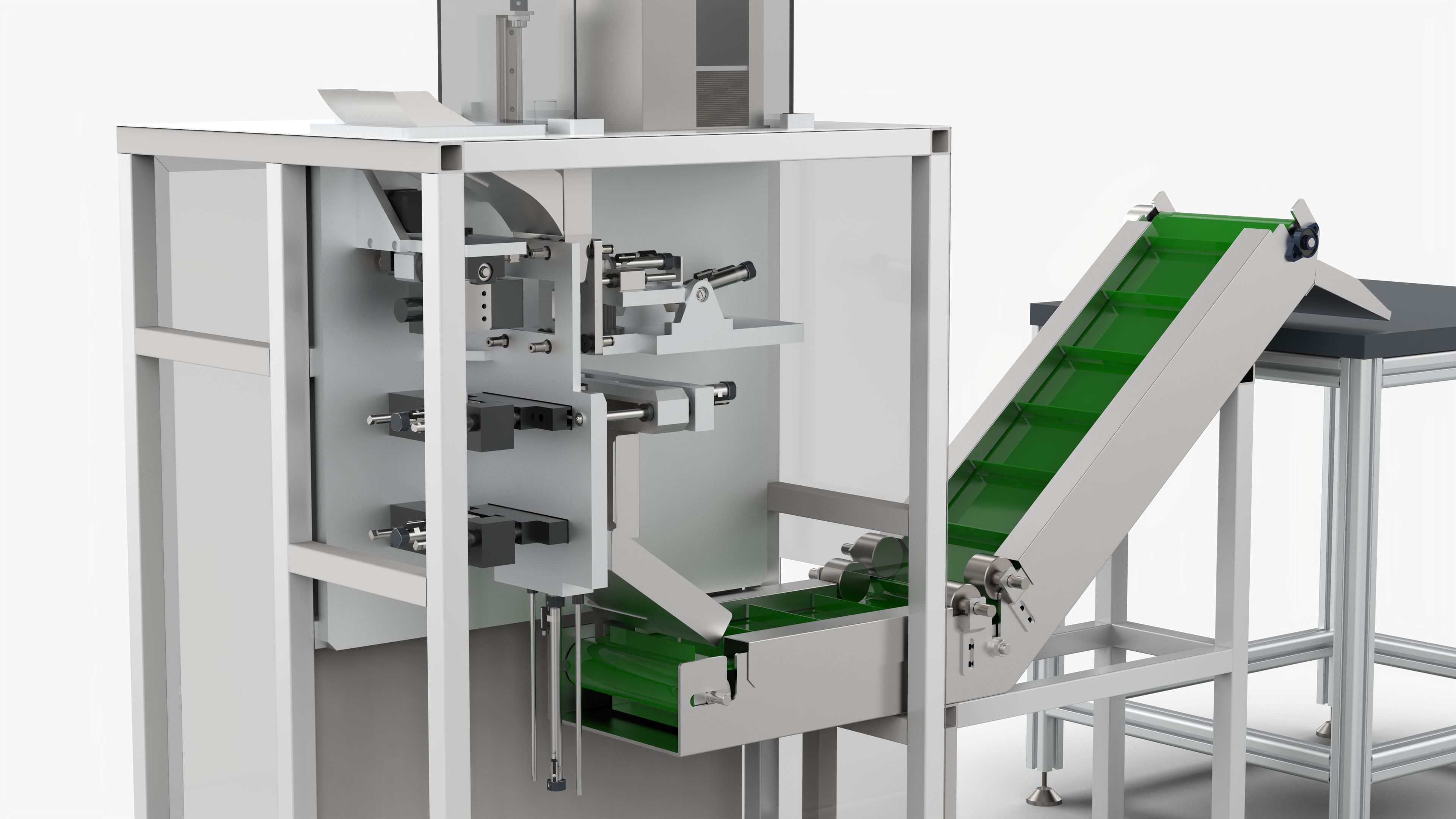 Automatic Printing Coding Bagging and Heat Sealing Machine 3D model ...