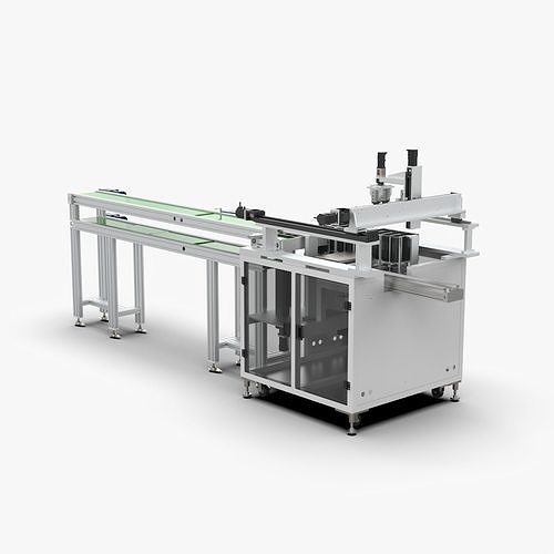 Automatic Plate Transfer Machine 3D model | CGTrader