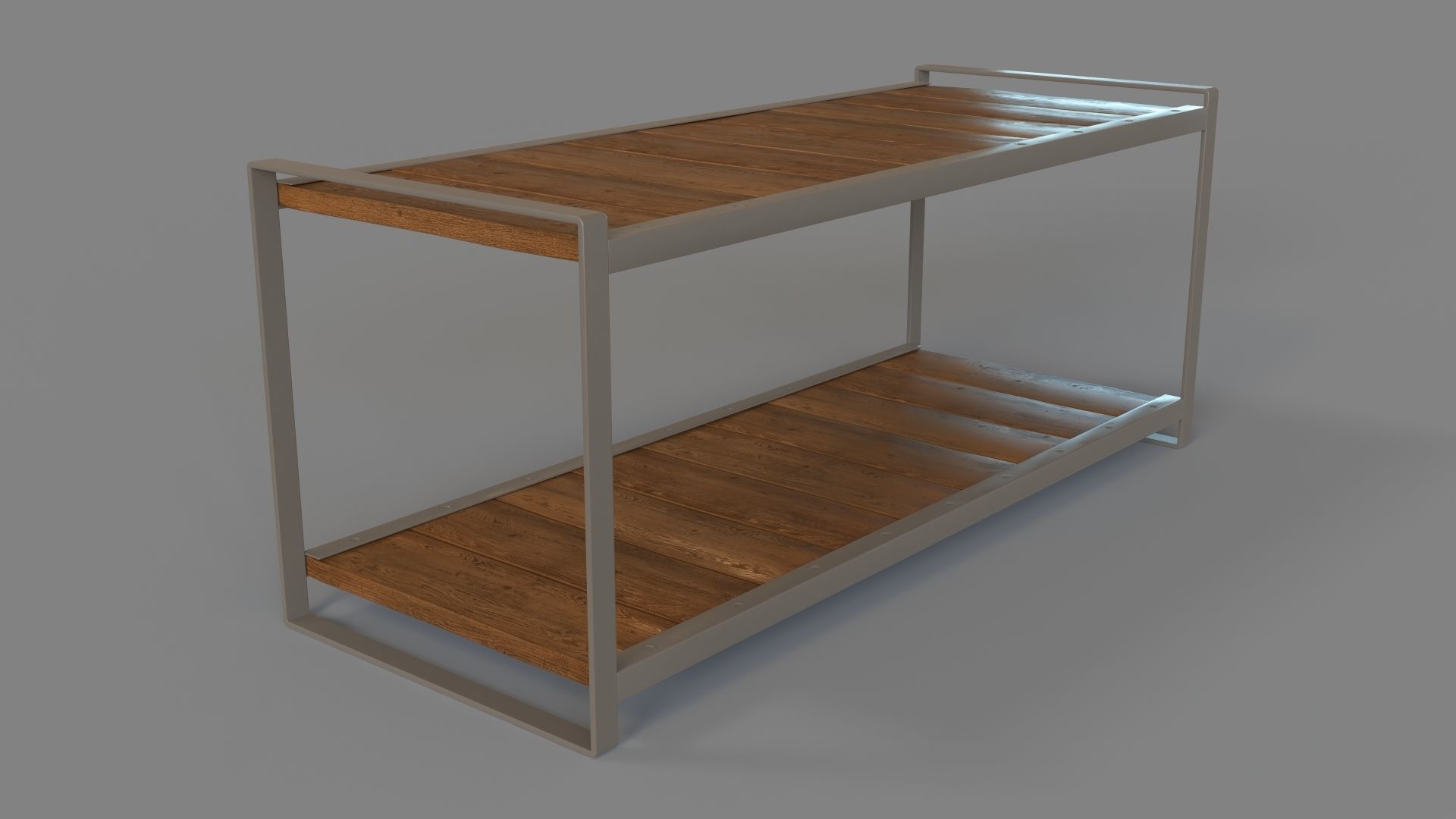 Industrial Shoe Rack 3D model | CGTrader
