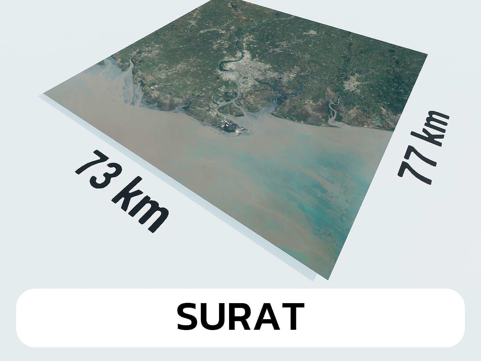 Surat India City Landscape 3D Model 3D model | CGTrader