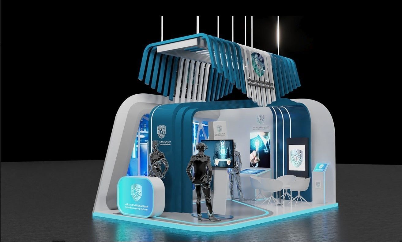 Cyber Security Booth 3D model | CGTrader