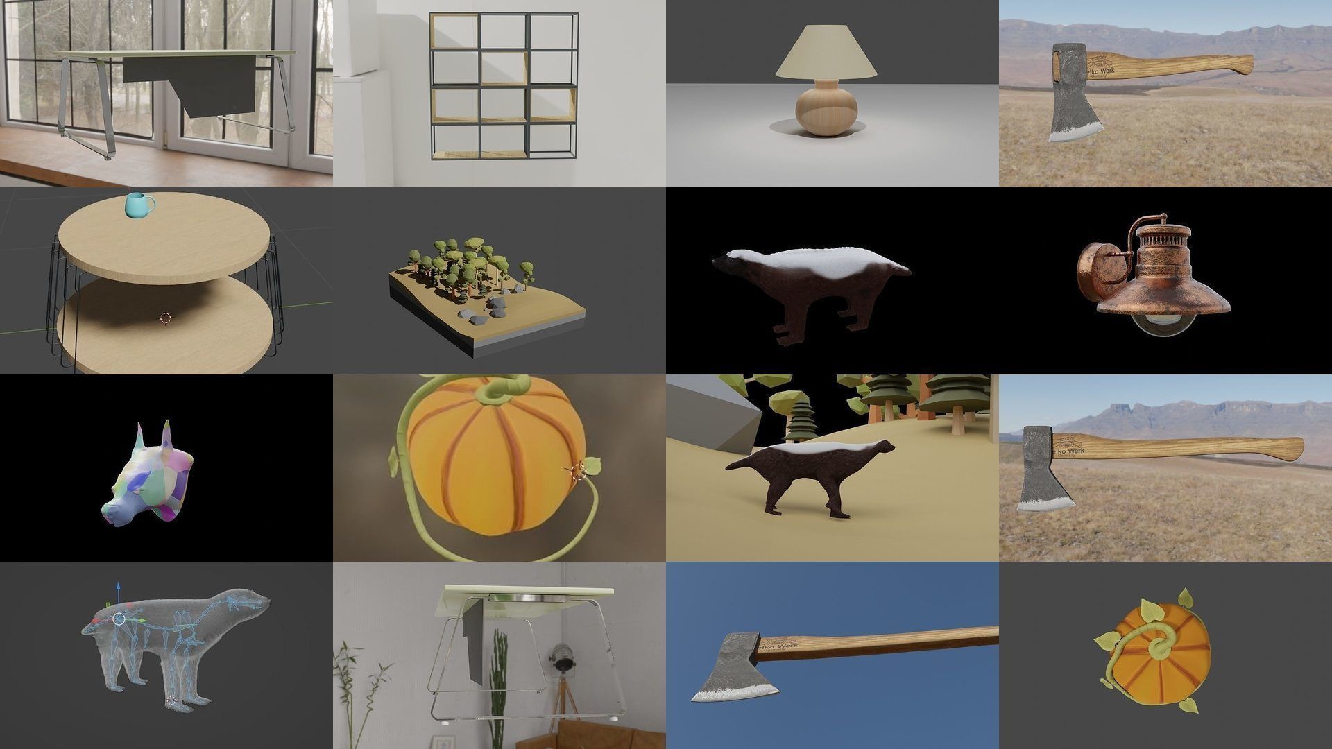 3D Model Collection All my models VR / AR / low-poly | CGTrader