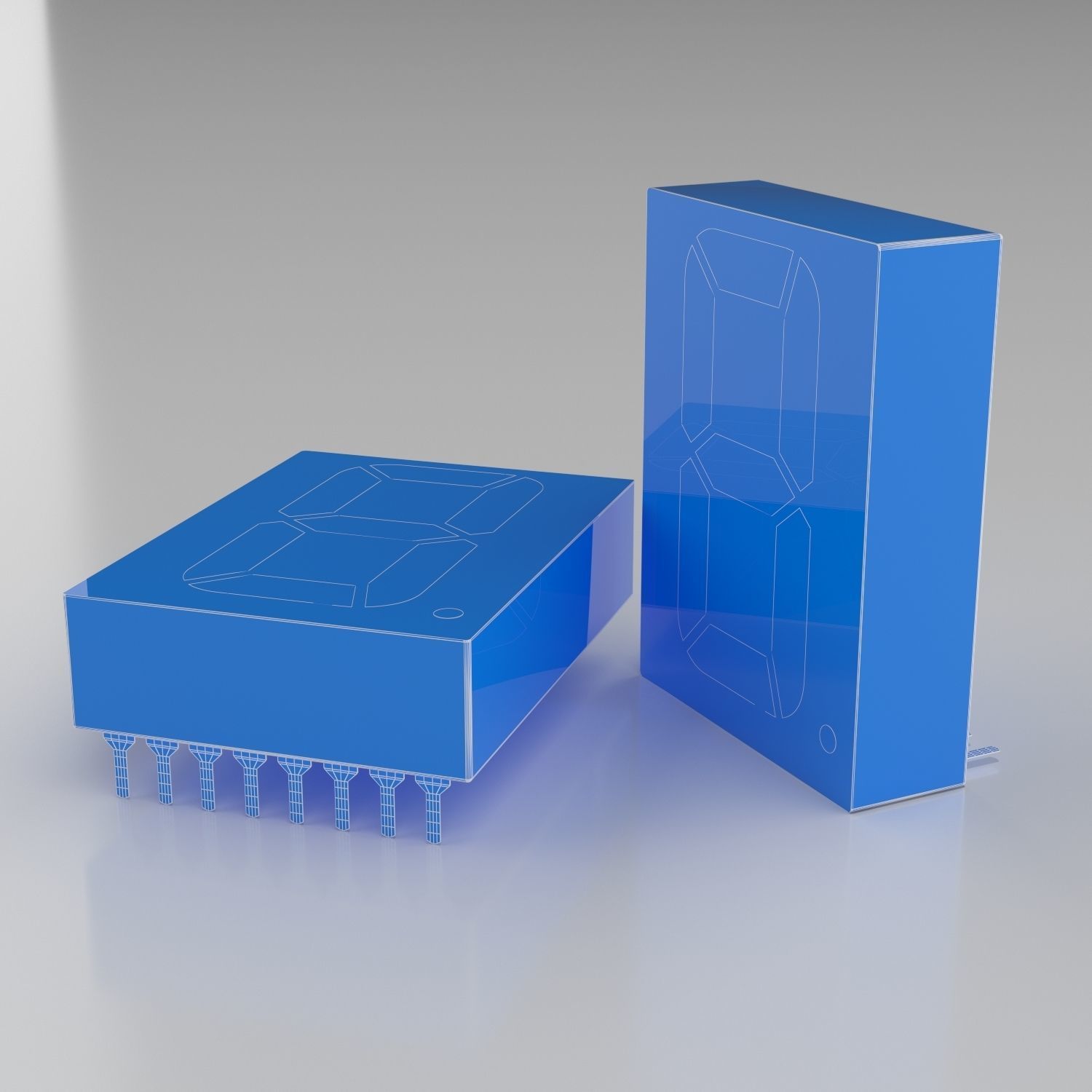 7Segment - Animated Seven Segment Display 3D model animated | CGTrader