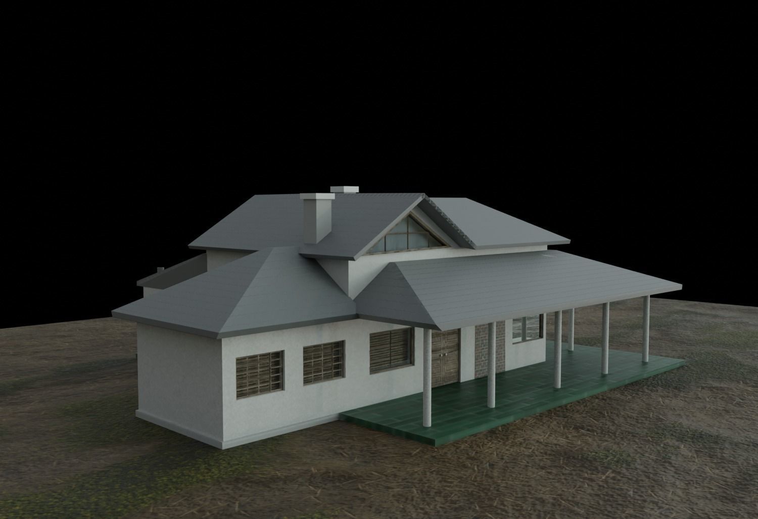 3D model Casa lowpoly house VR / AR / low-poly | CGTrader