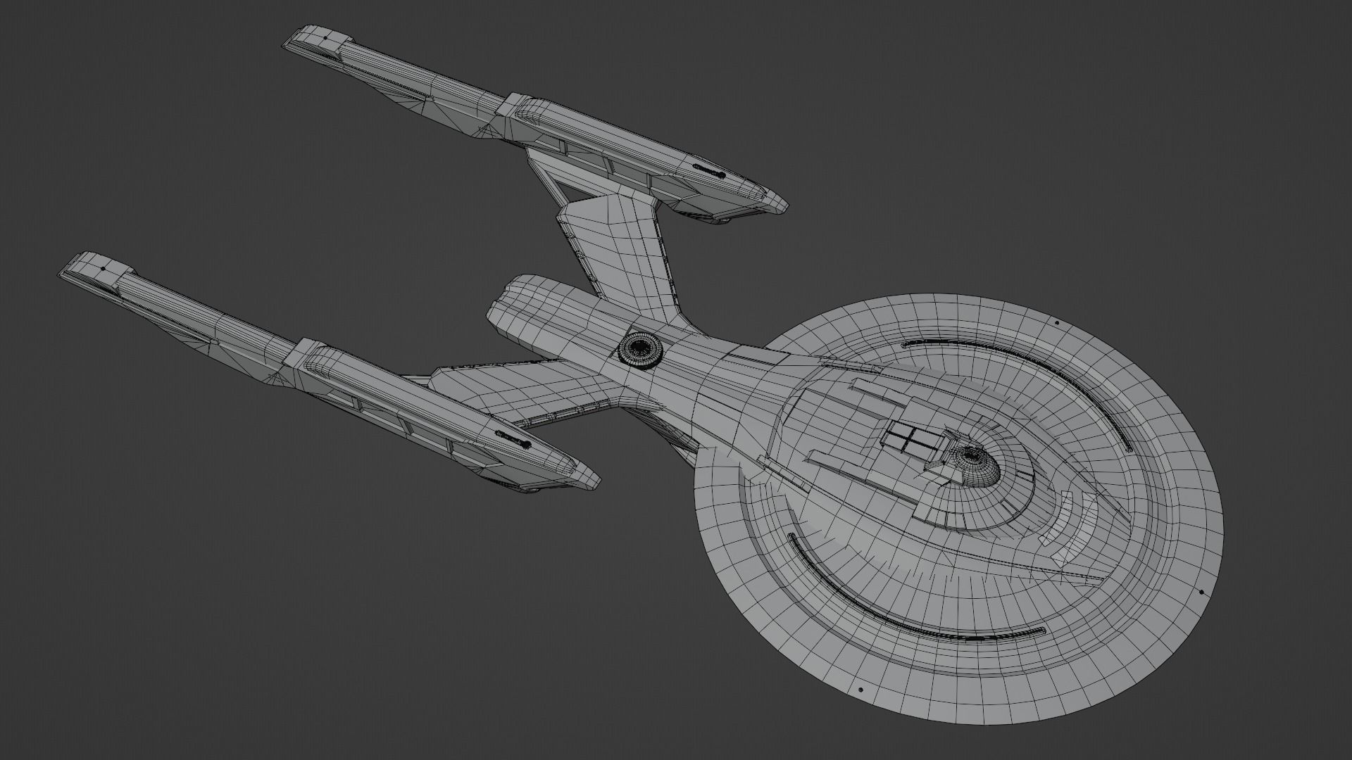 3D model Star Trek Duderstadt-Class Starship VR / AR / low-poly | CGTrader
