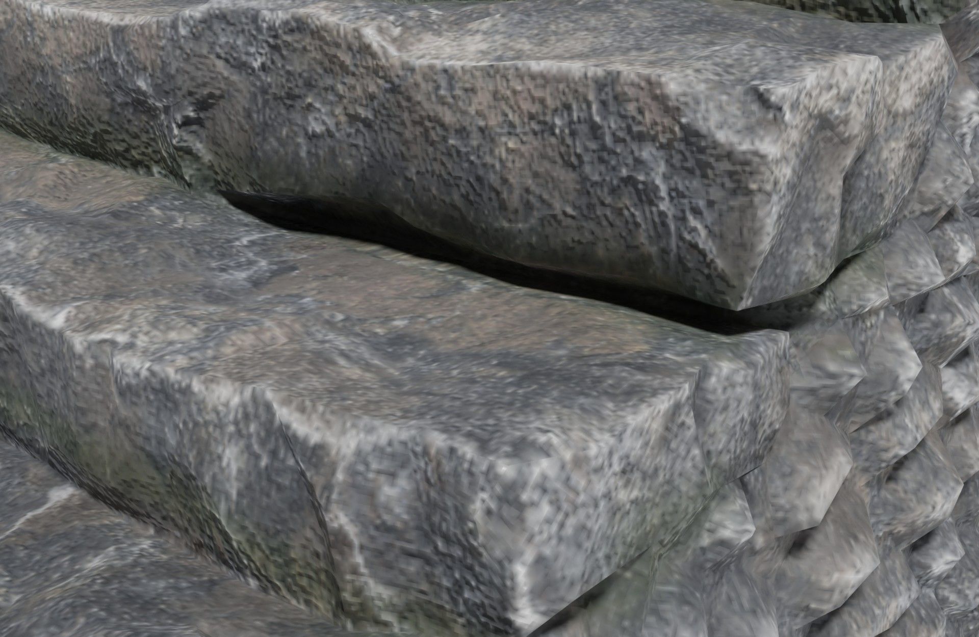 3D model Cobblestone Bridge - Fantasy Medieval Low-Poly Pebble ...