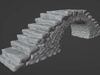 3D model Cobblestone Bridge - Fantasy Medieval Low-Poly Pebble ...
