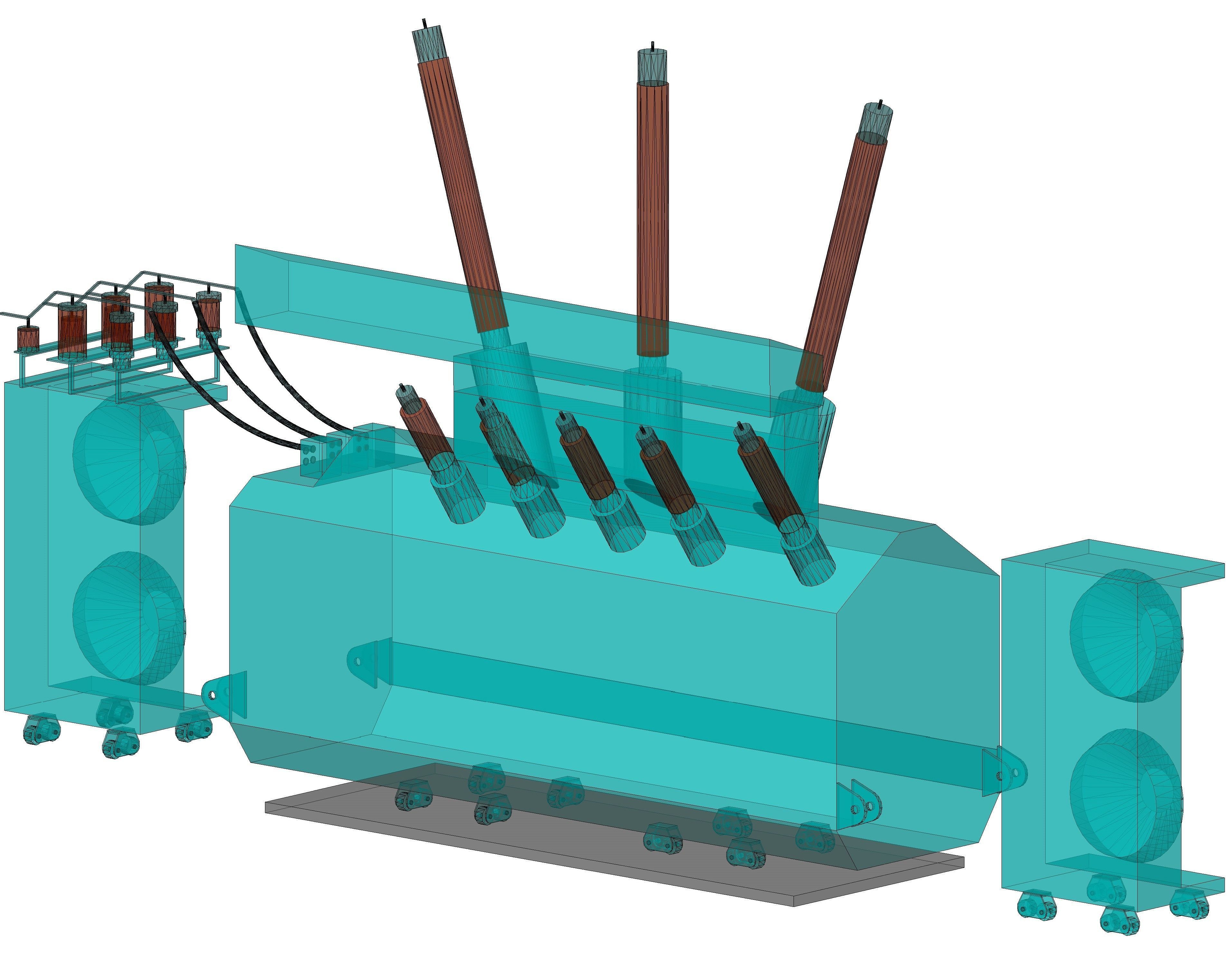 Power Transformer 3D model 3D printable | CGTrader