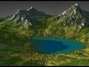 Autumn Lake Landscape - World Machine 3D model | CGTrader