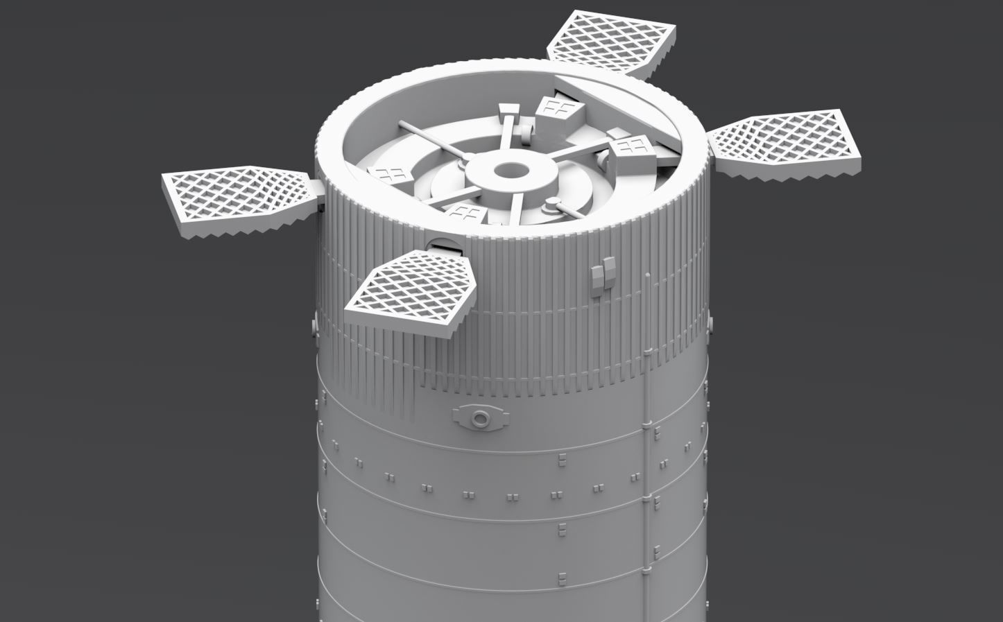 Starship and Superheavy Booster Scale model 3D model 3D printable ...