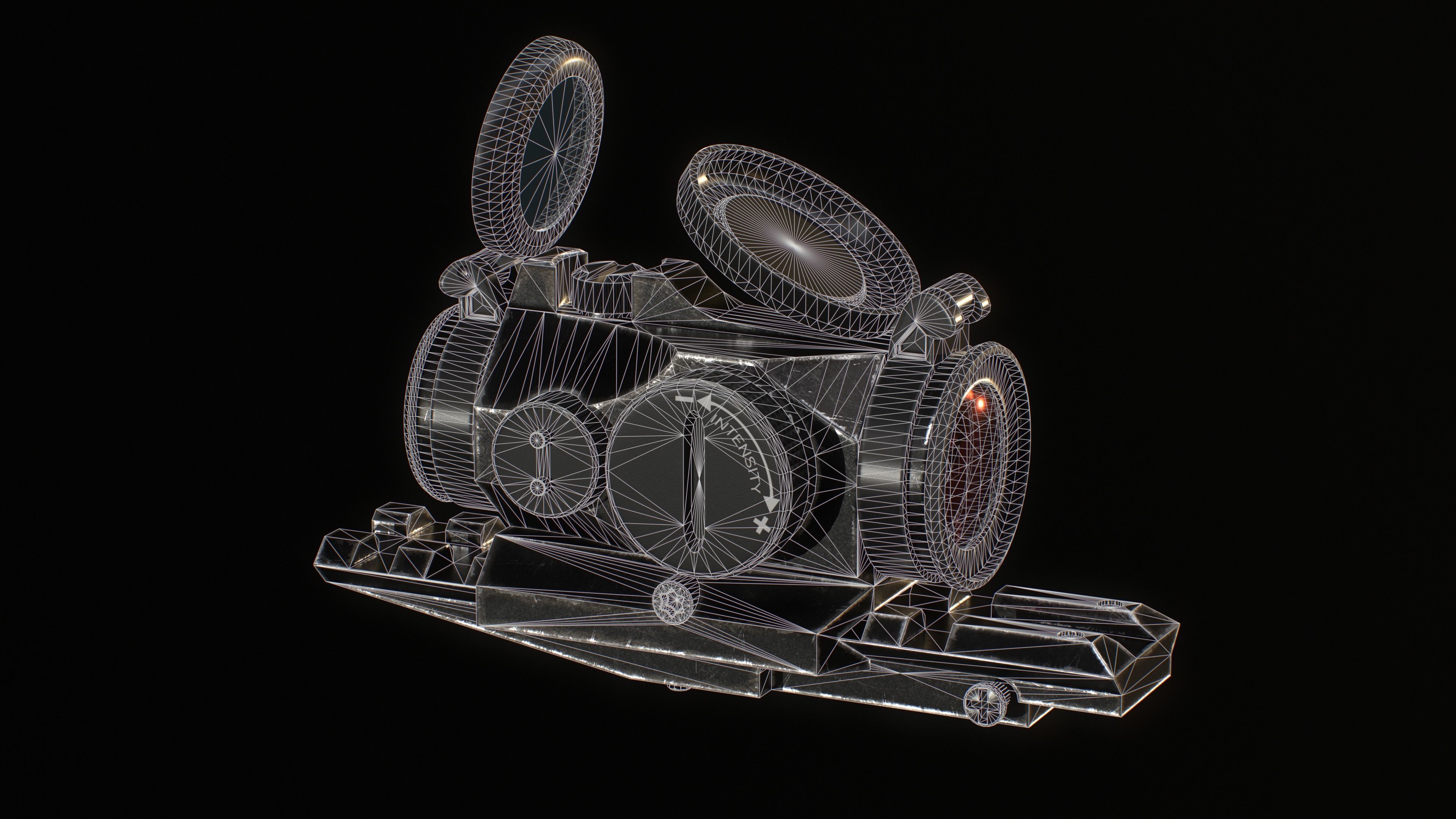 3D model Micro Red Dot Scope VR / AR / low-poly | CGTrader