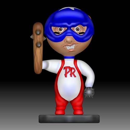 Mascota Team Rubio no oficial free 3D model 3D printable | CGTrader