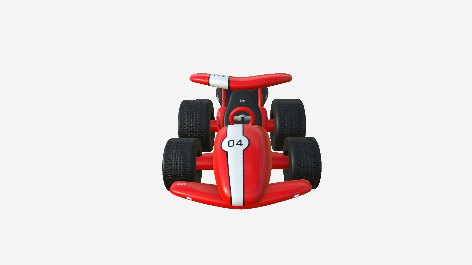 10 Cartoon Karts Red Collection - Vehicle Racing Design | CGTrader