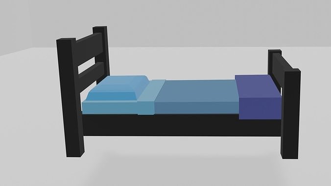 Bed Basic 3D model | CGTrader