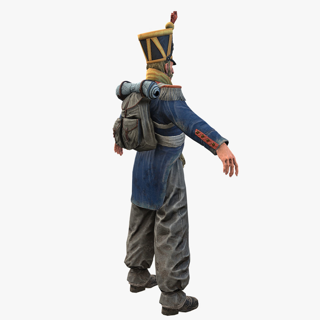 3D model Soldier Grenadier VR / AR / low-poly | CGTrader