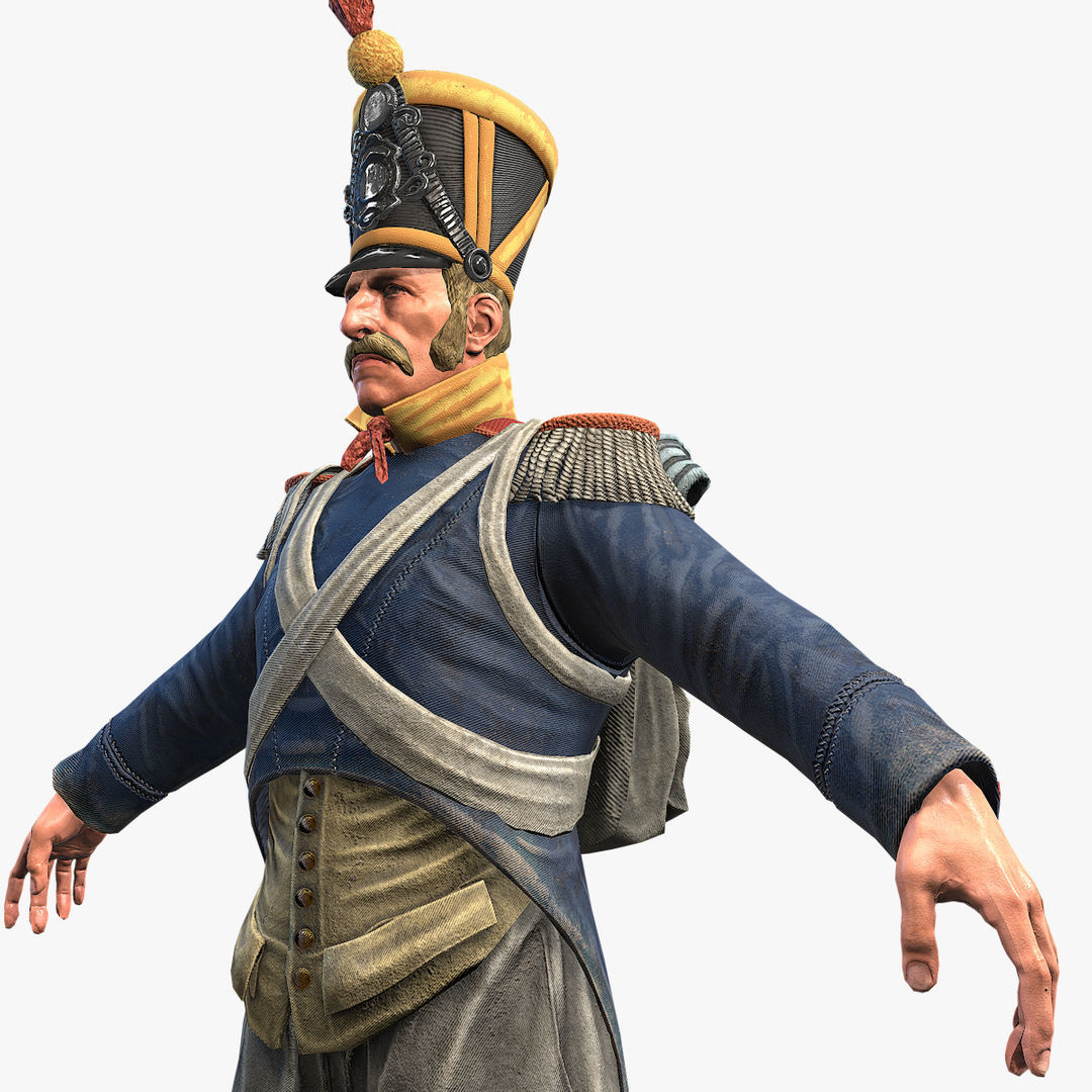 3D model Soldier Grenadier VR / AR / low-poly | CGTrader