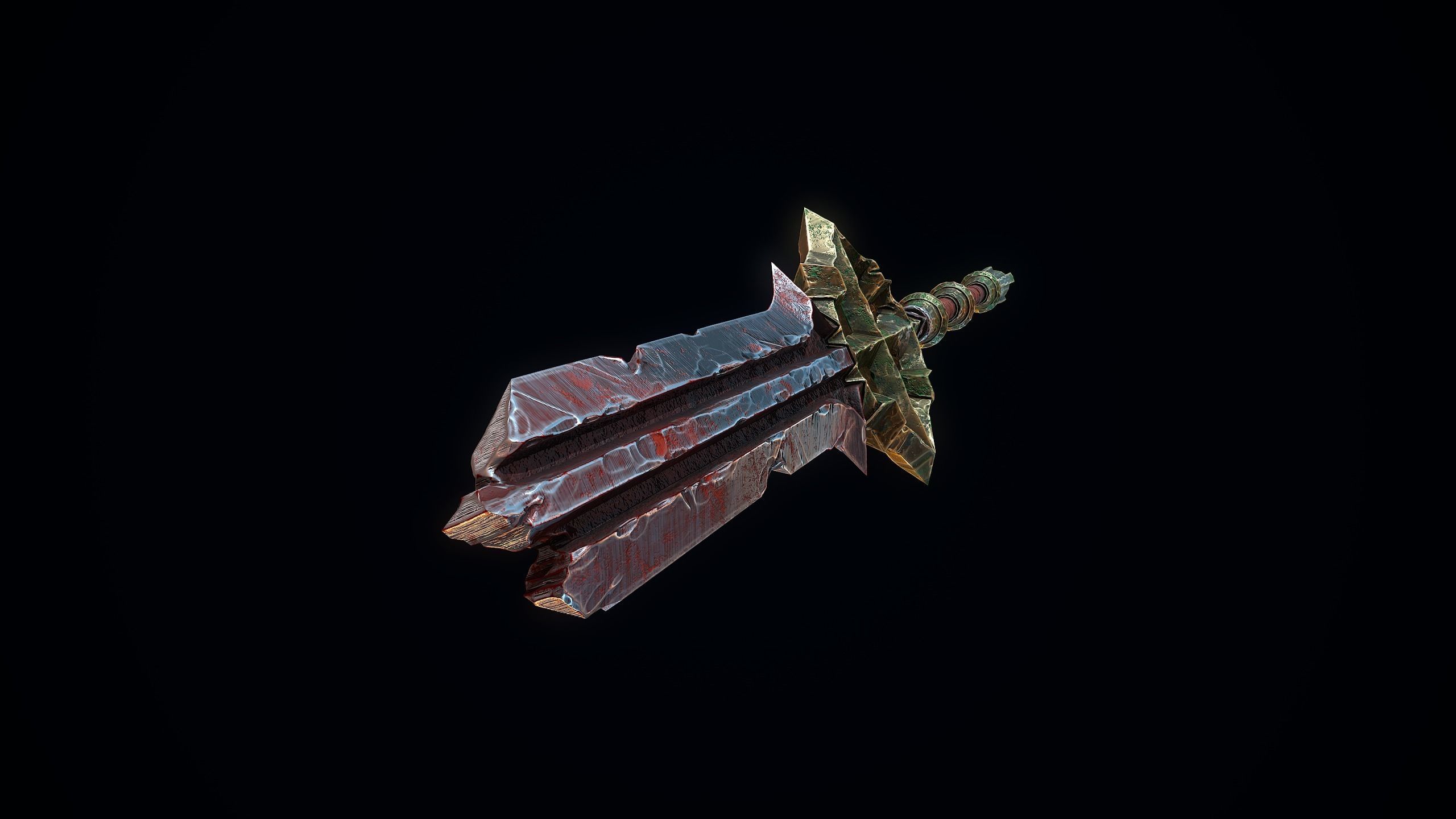 3D model Broken Hero Sword VR / AR / low-poly | CGTrader