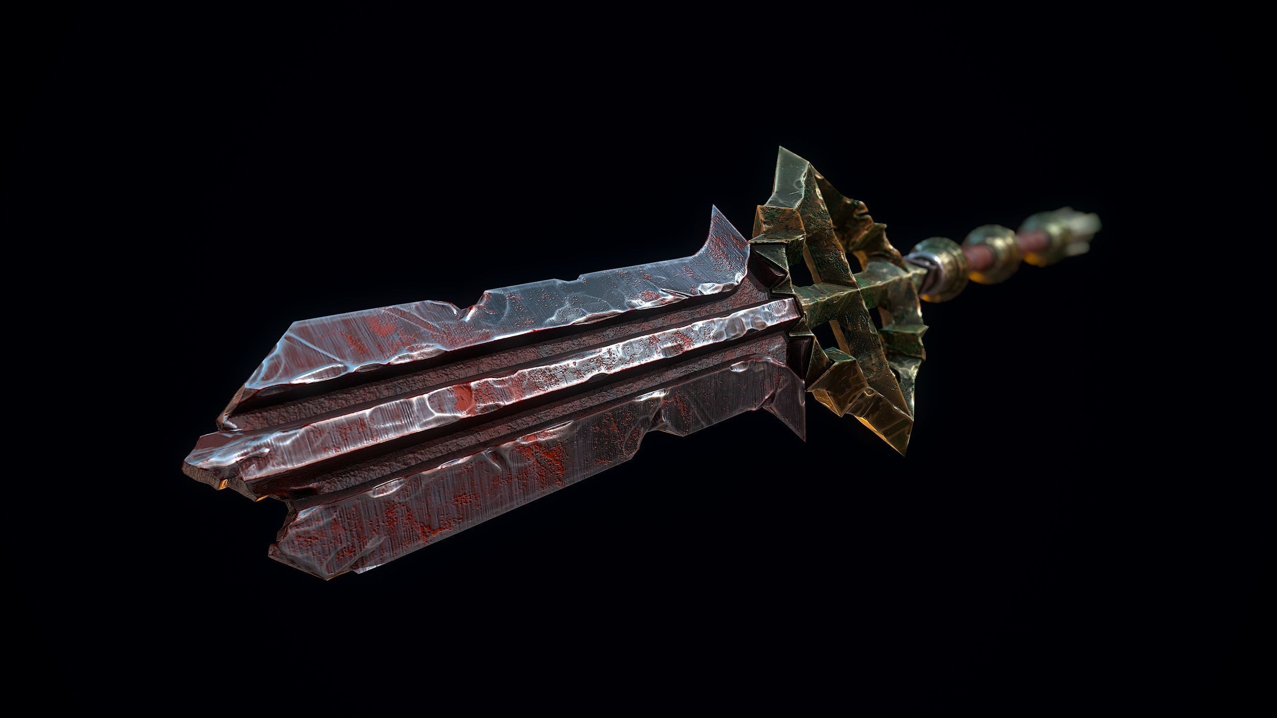 3D model Broken Hero Sword VR / AR / low-poly | CGTrader
