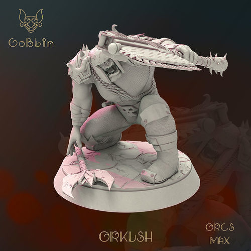 ORKUSH - ORCS MAX 3D model 3D printable | CGTrader