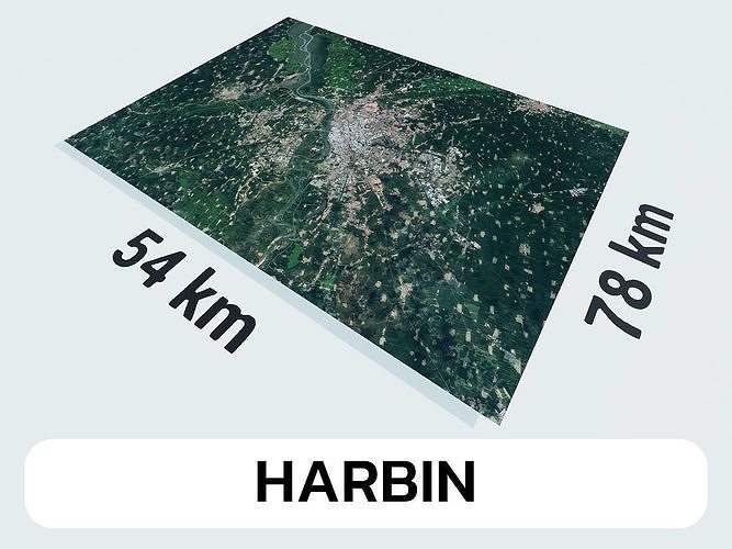 Harbin China City Landscape 3D Model 3D model | CGTrader