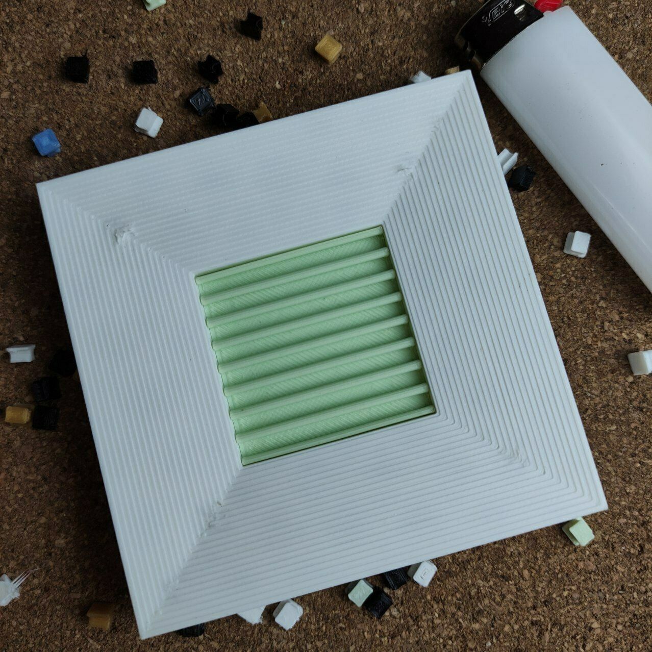 Pixel Bits 3D model 3D printable | CGTrader