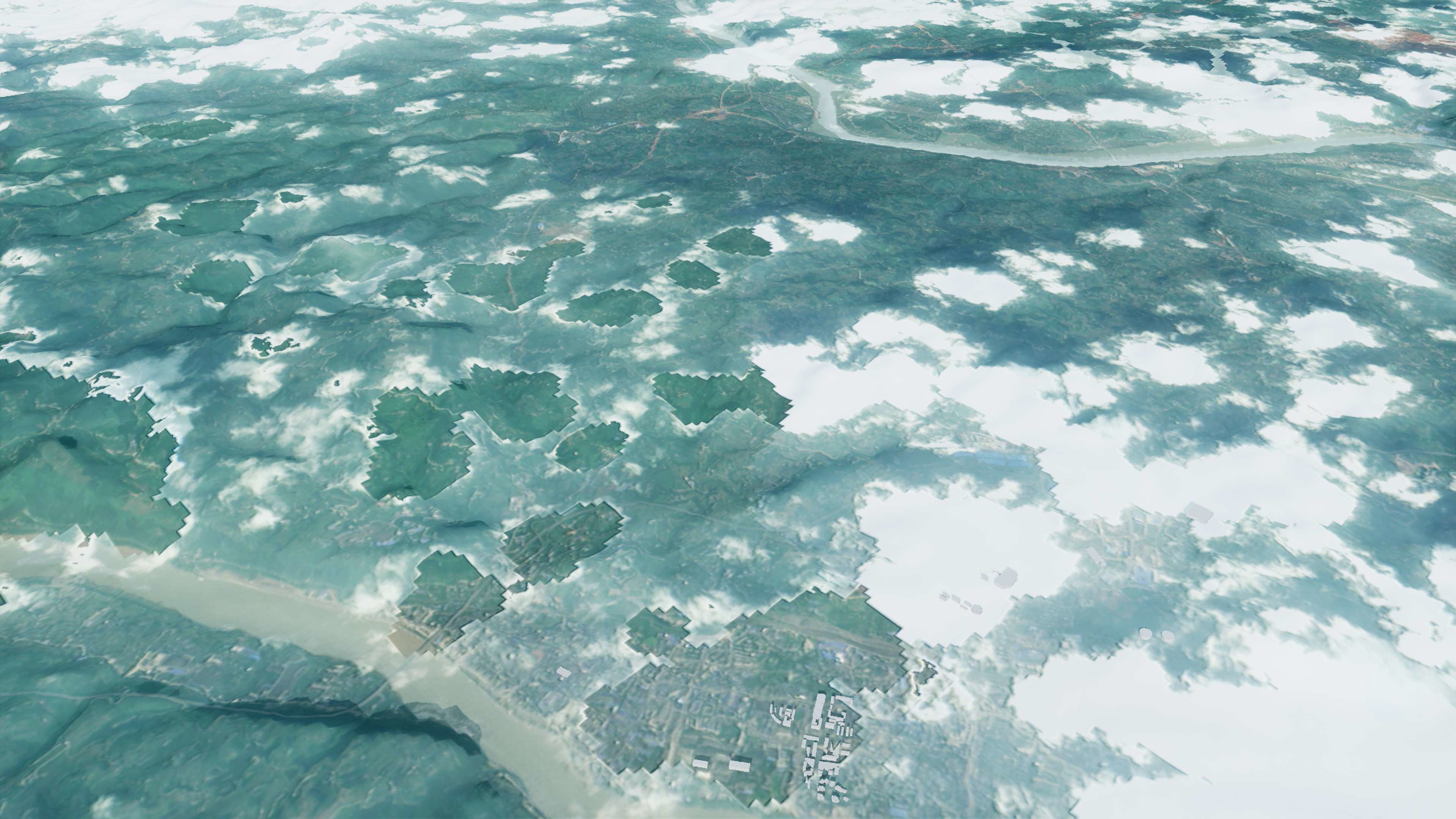 Yibin China City Landscape 3D Model 3D model | CGTrader