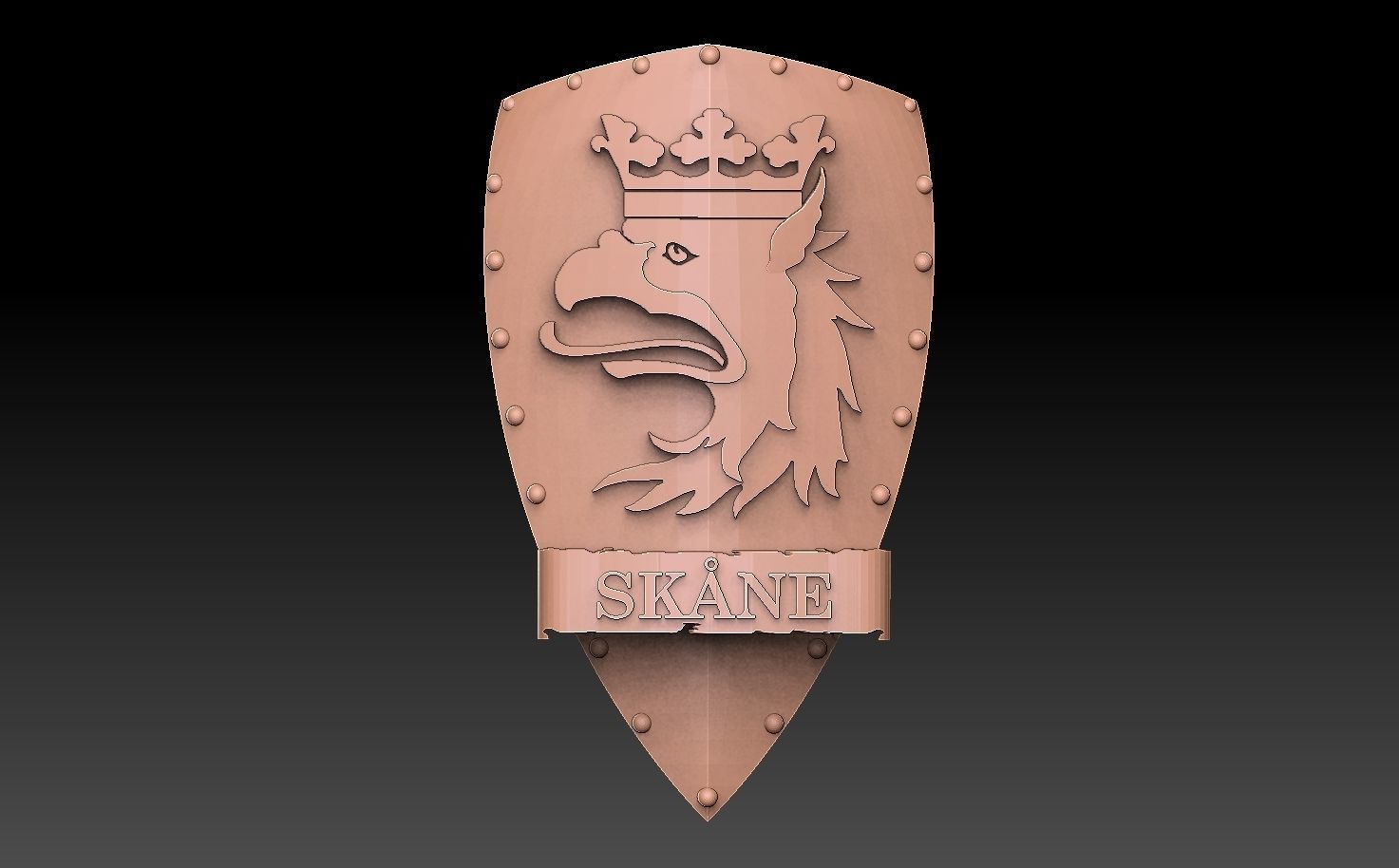 Provinces of Sweden Shield Pack ROYALTY FREE VERSION 3D model 3D ...