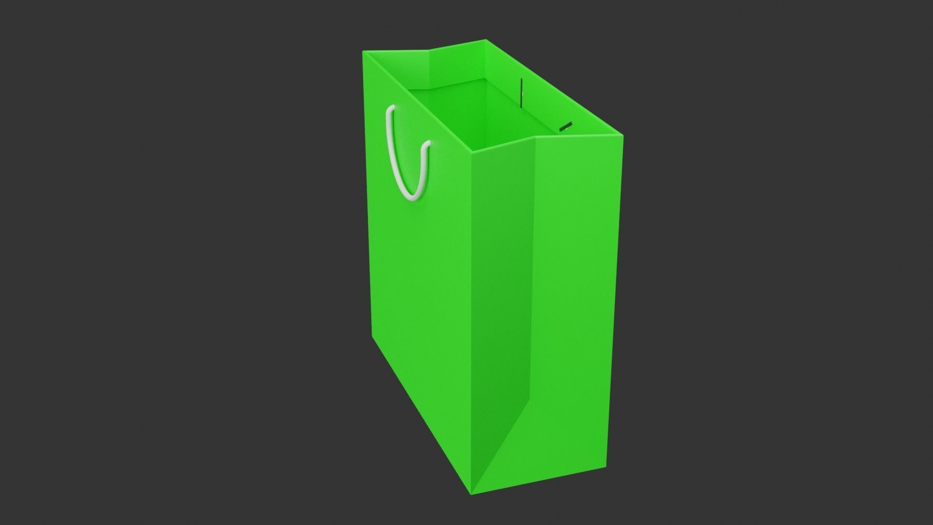 3D model Green Bag VR / AR / low-poly | CGTrader