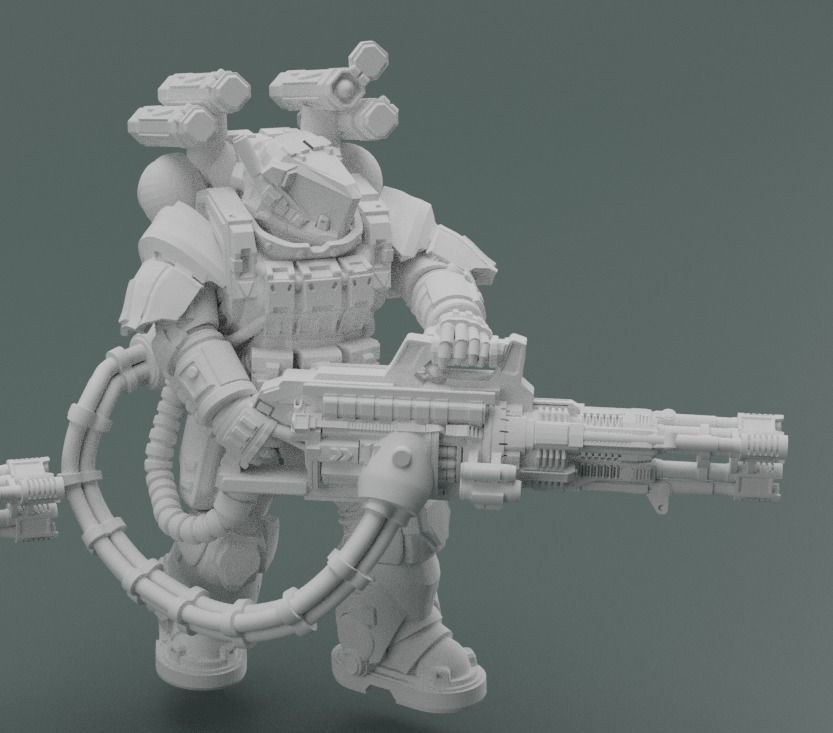 Battle Brothers GT5 Fivefold Mass Driver 3D model 3D printable | CGTrader